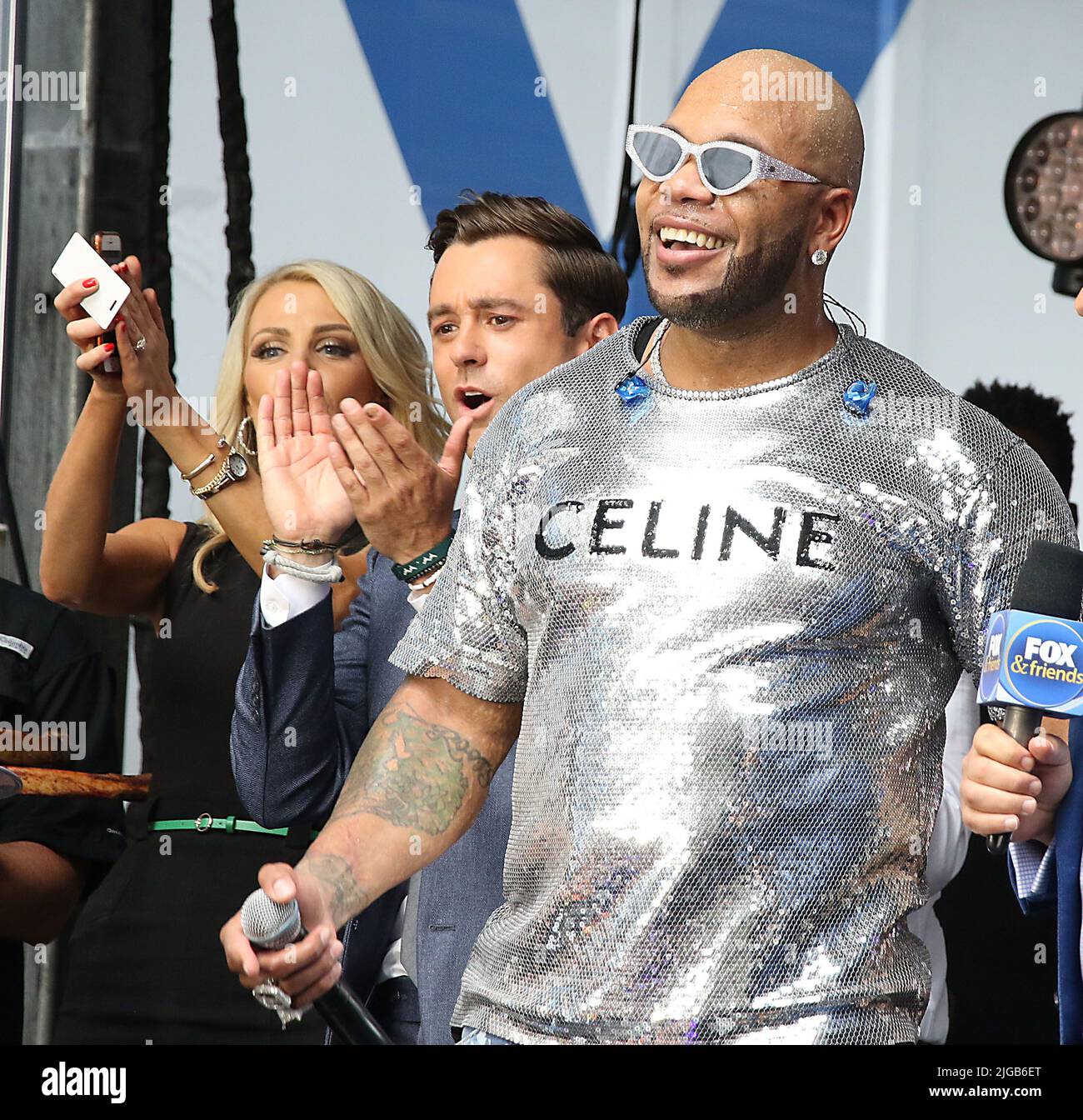 New York, NY, USA. 8th July, 2022. Flo Rida pictured as Flo Rida ...