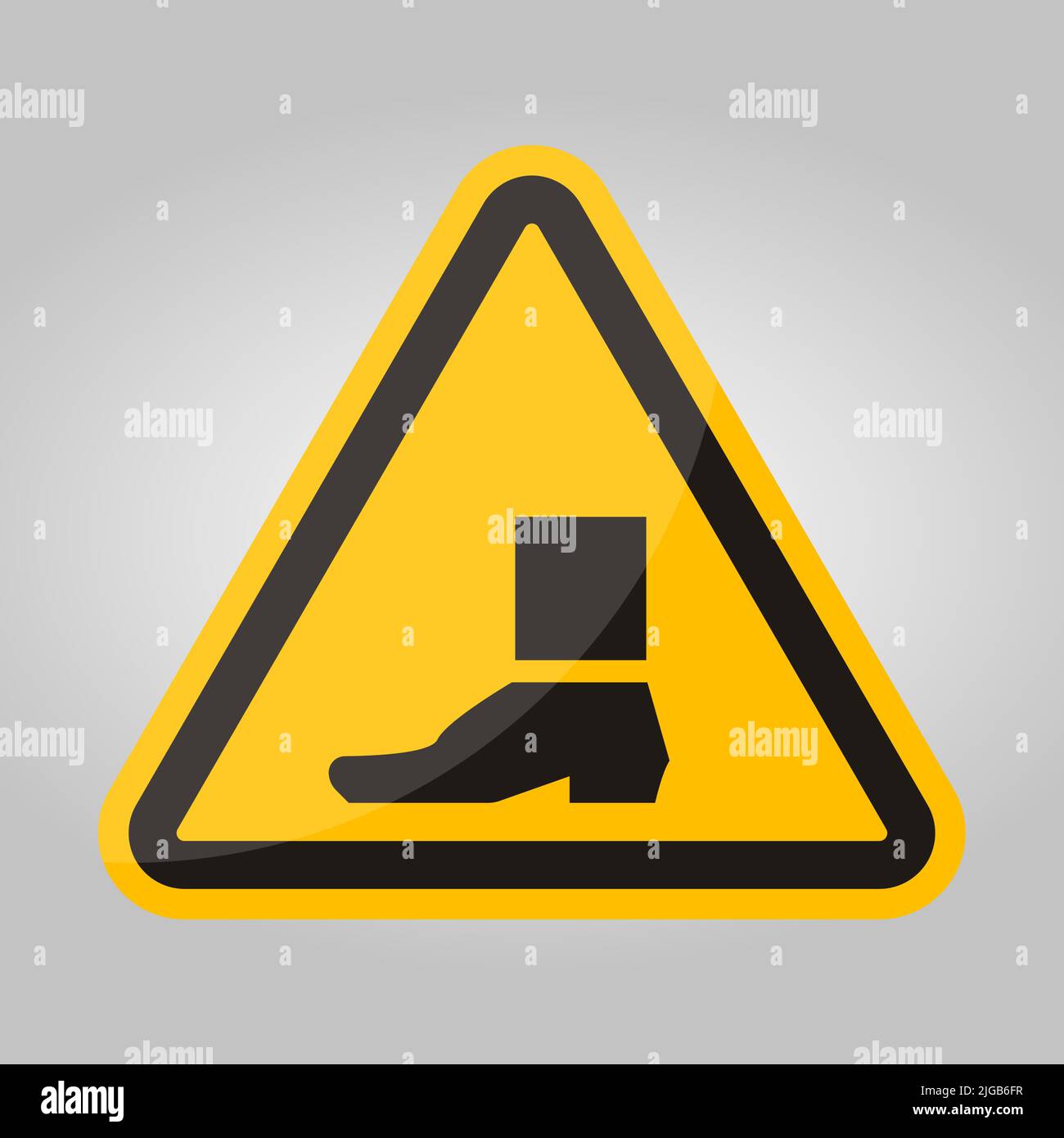 Caution Sign Wear Protective Equipment With Ppe Symbols Stock Vector
