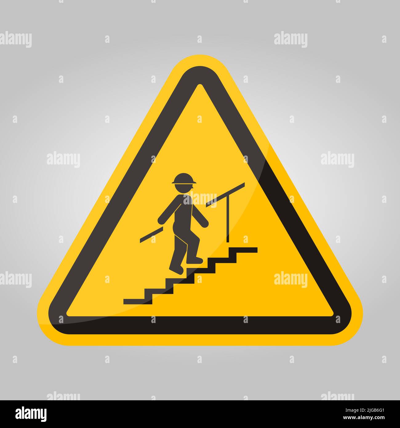 Stairway Sign On White Background Stock Vector Image & Art - Alamy