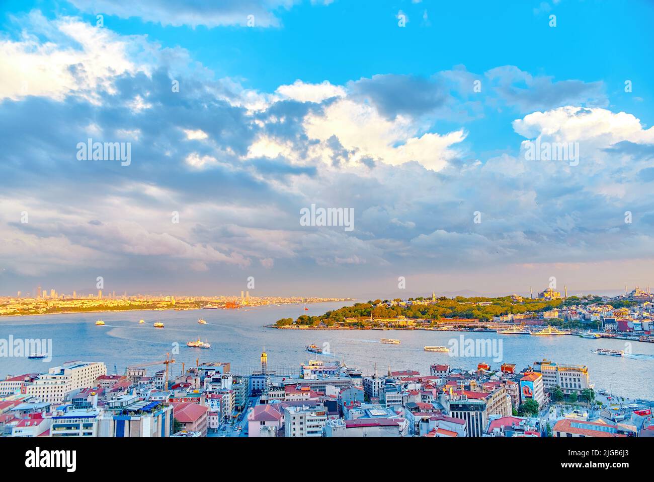 Aerial view istanbul city hi-res stock photography and images - Alamy