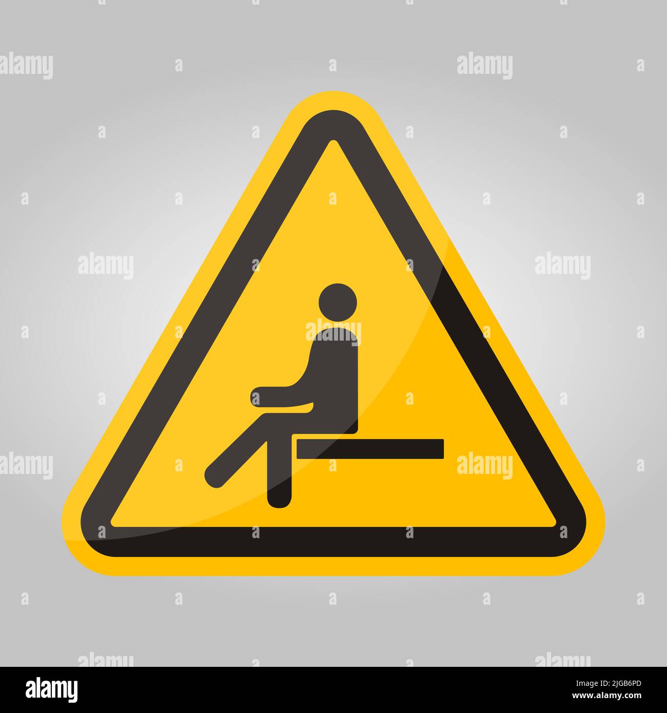 No Sitting Symbol On White Background Stock Vector Image & Art - Alamy