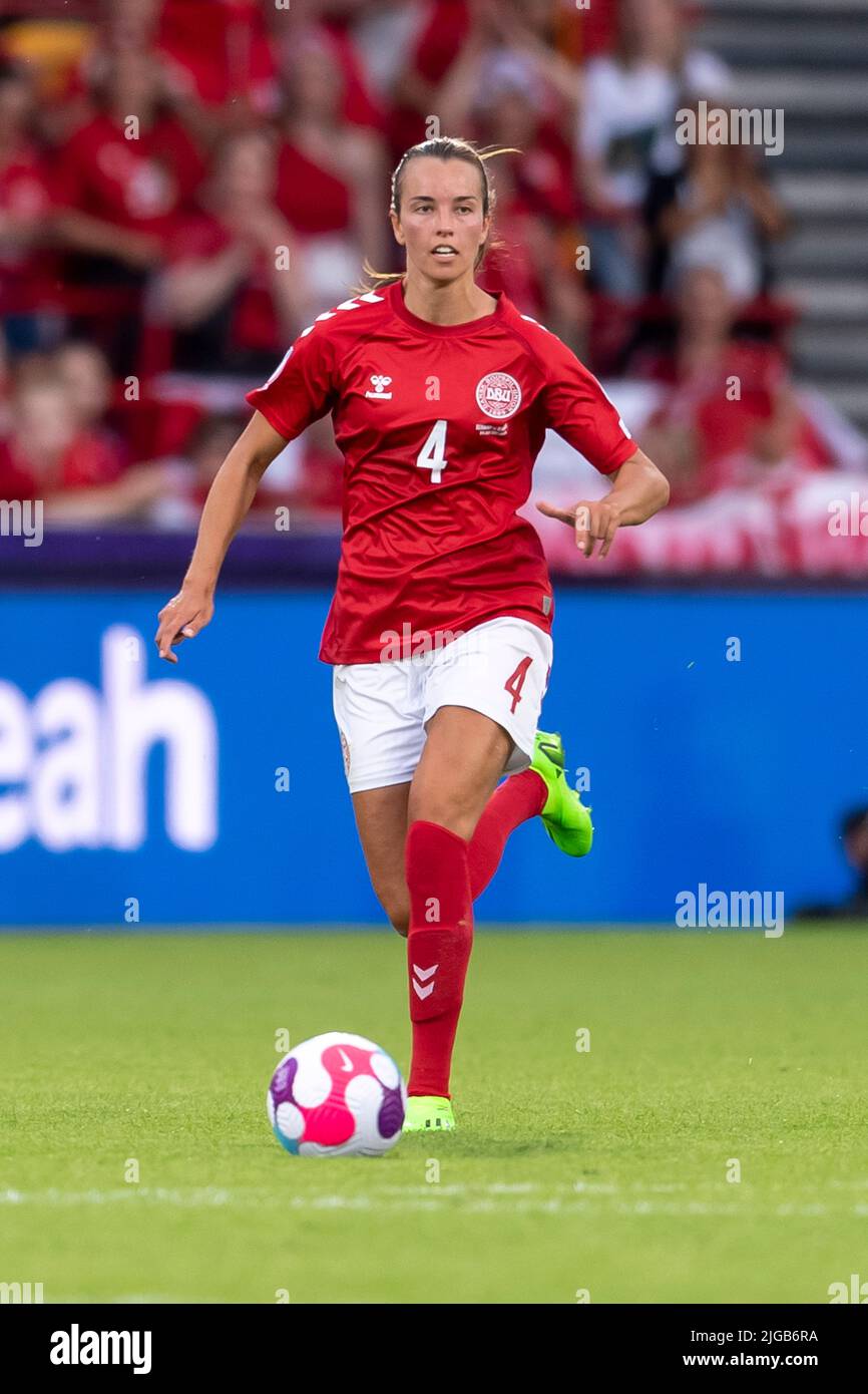London, UK. 8th July, 2022. Rikke Sevecke (Denmark Women) during the ...