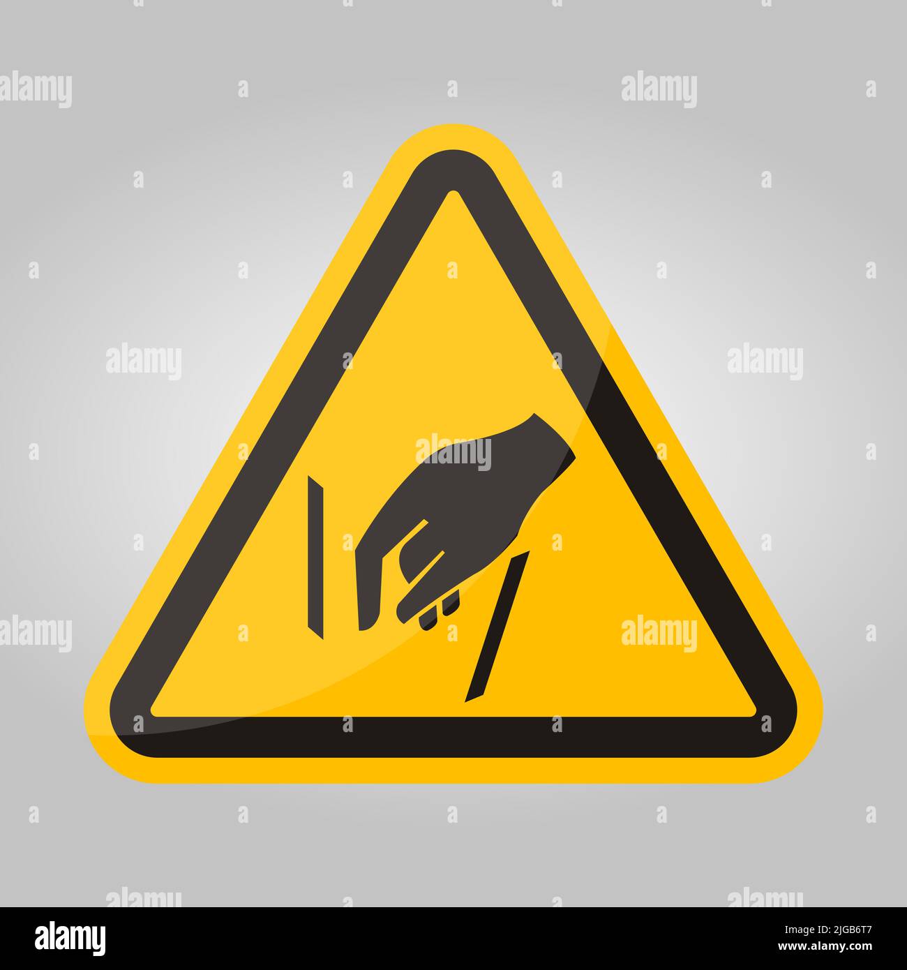 No reaching in, do not touch Stock Vector Image & Art - Alamy