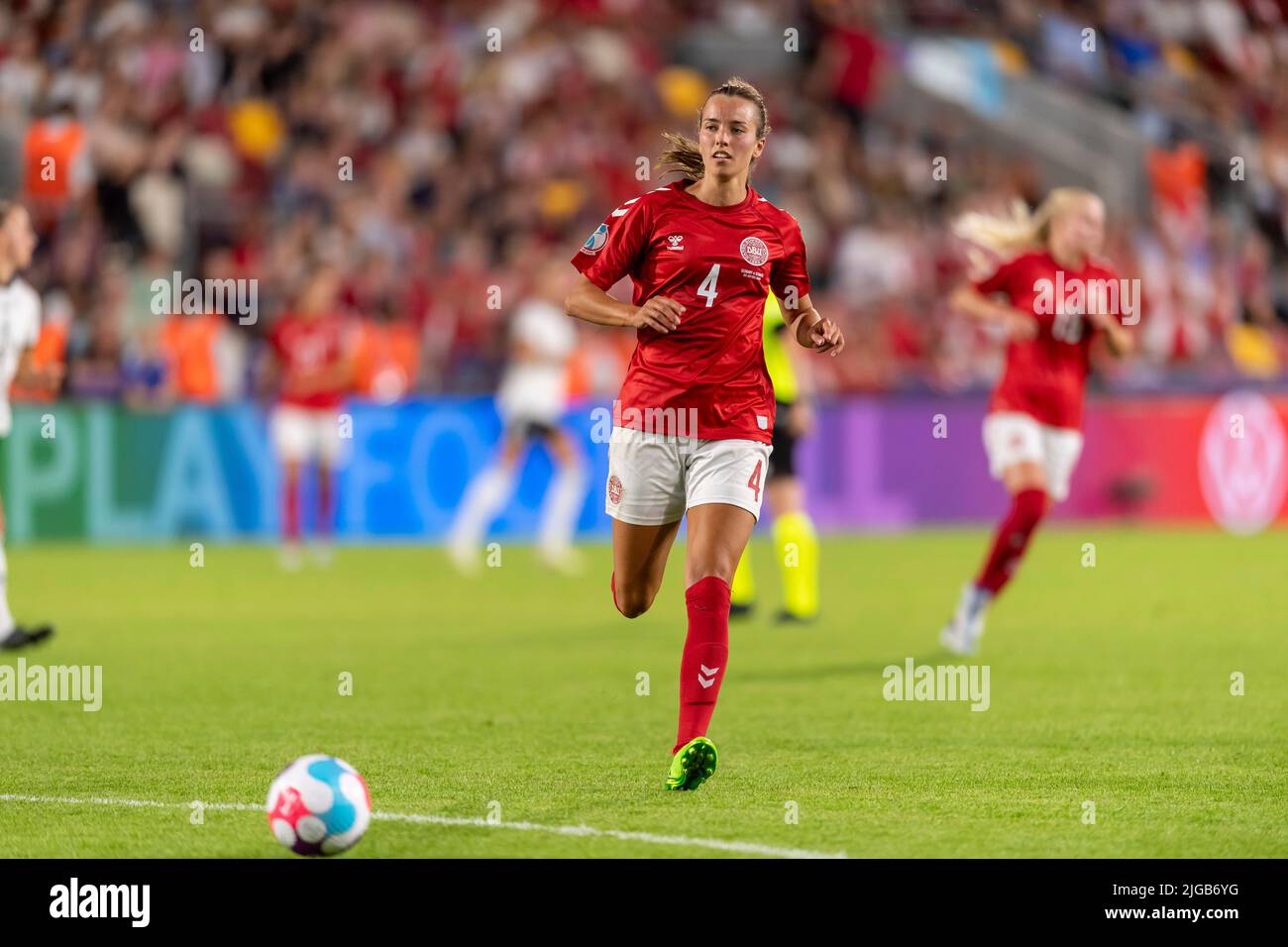London, UK. 8th July, 2022. Rikke Sevecke (Denmark Women) during the ...