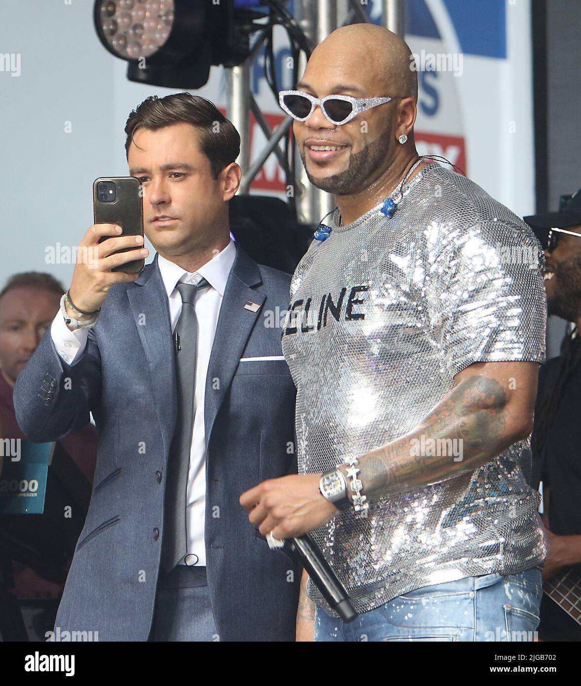 New York, NY, USA. 8th July, 2022. Flo Rida pictured as Flo Rida ...