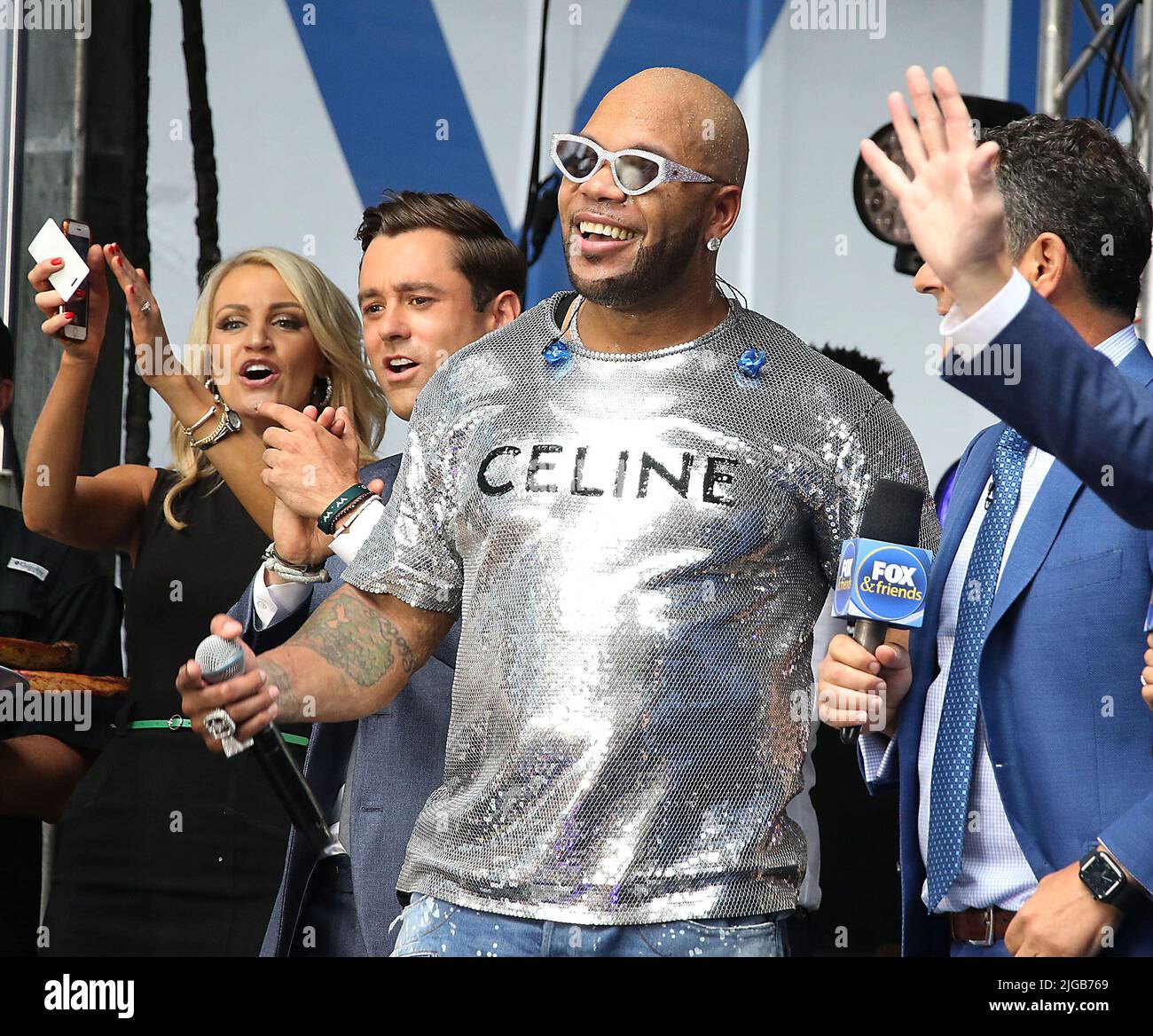 Flo Rida Performs On Fox And Friends All-American Summer Concert Series ...