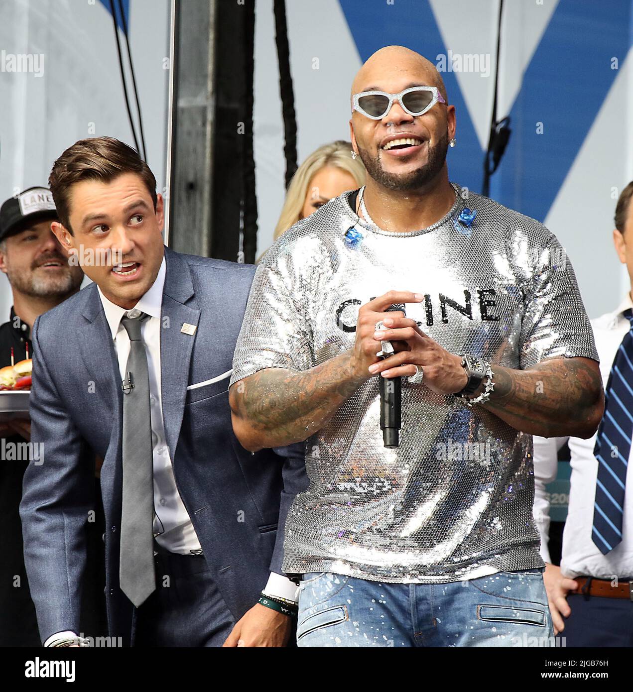 Flo Rida Performs On Fox And Friends All-American Summer Concert Series -PICTURED: Adam Klotz ...
