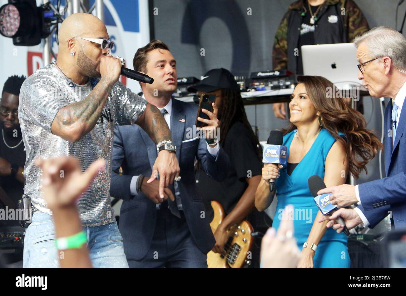 Flo Rida Performs On Fox And Friends All-American Summer Concert Series -PICTURED: Flo Rida ...