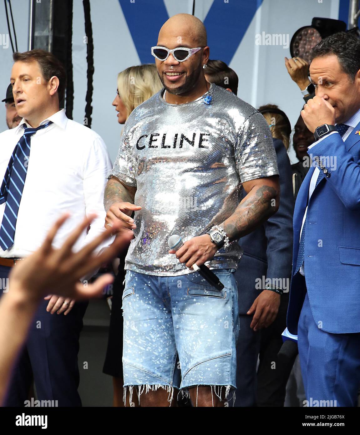 Flo Rida Performs On Fox And Friends All-American Summer Concert Series ...