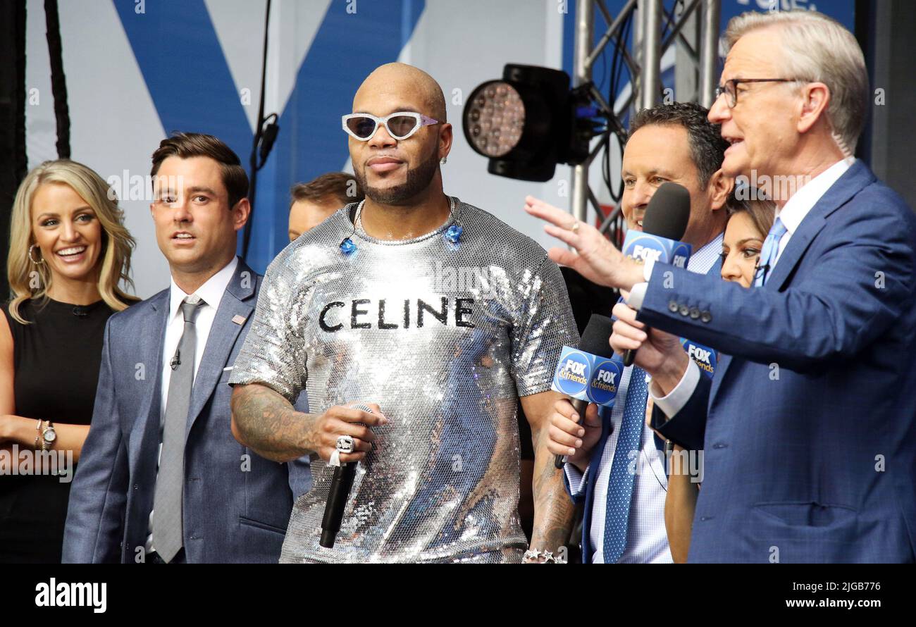 Flo Rida Performs On Fox And Friends All-American Summer Concert Series ...