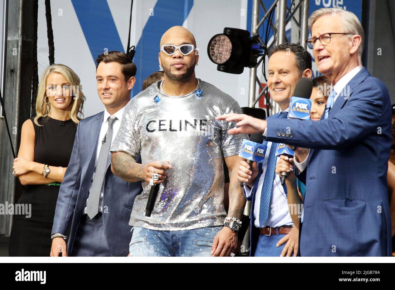 Flo Rida Performs On Fox And Friends All-American Summer Concert Series ...