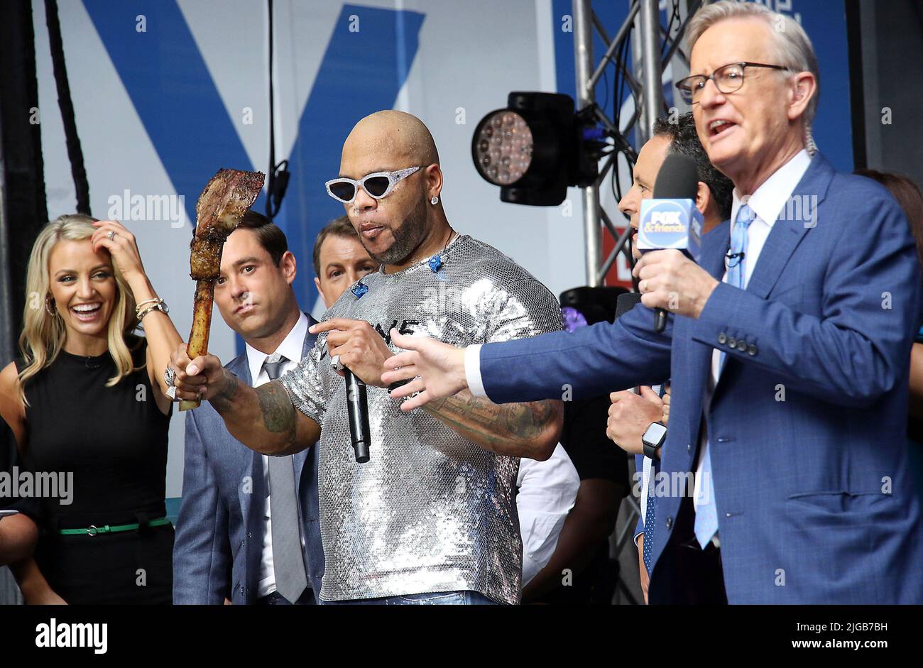 Flo Rida Performs On Fox And Friends All-American Summer Concert Series -PICTURED: Ainsley ...