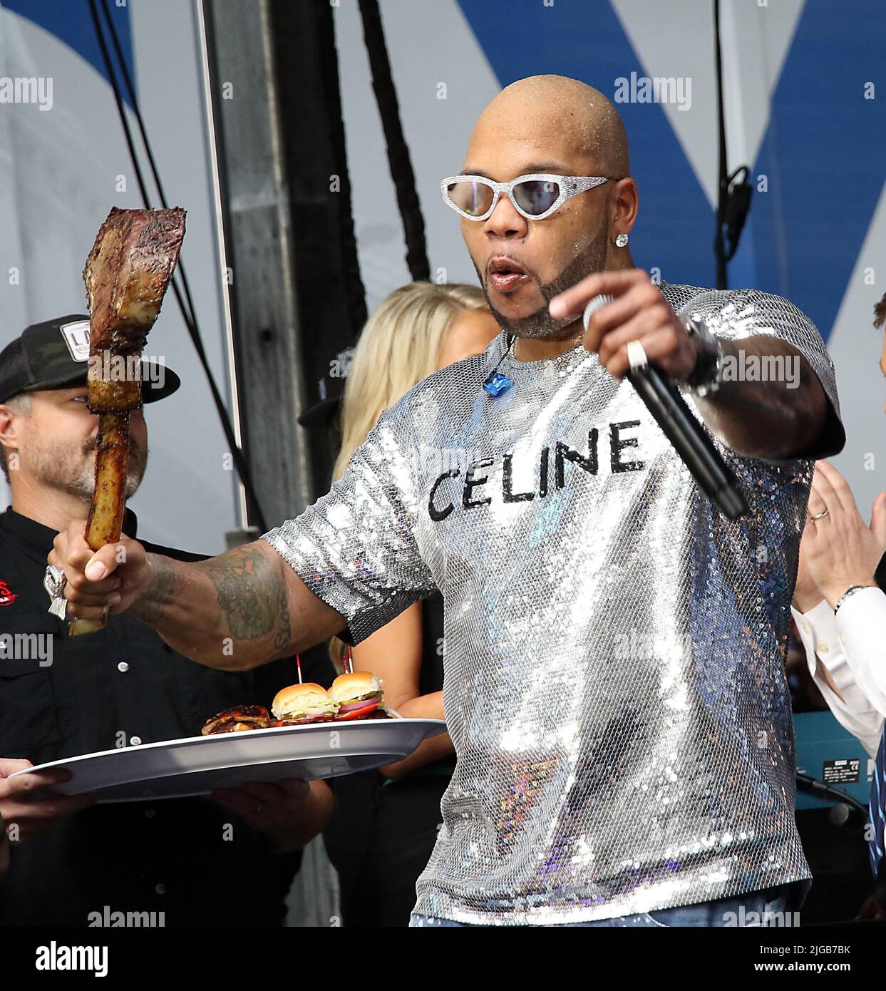Flo Rida Performs On Fox And Friends All-American Summer Concert Series ...