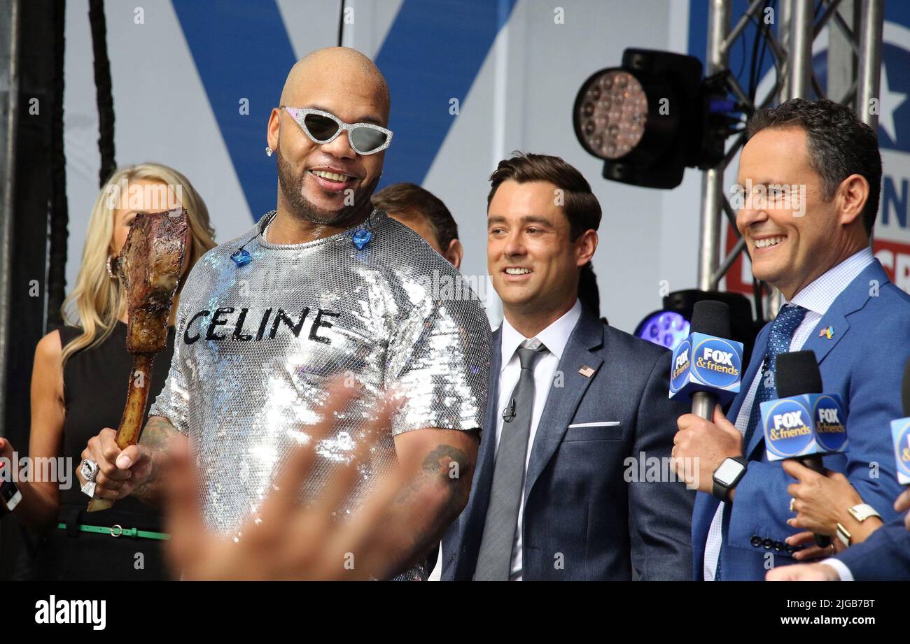 Flo Rida Performs On Fox And Friends All-American Summer Concert Series ...