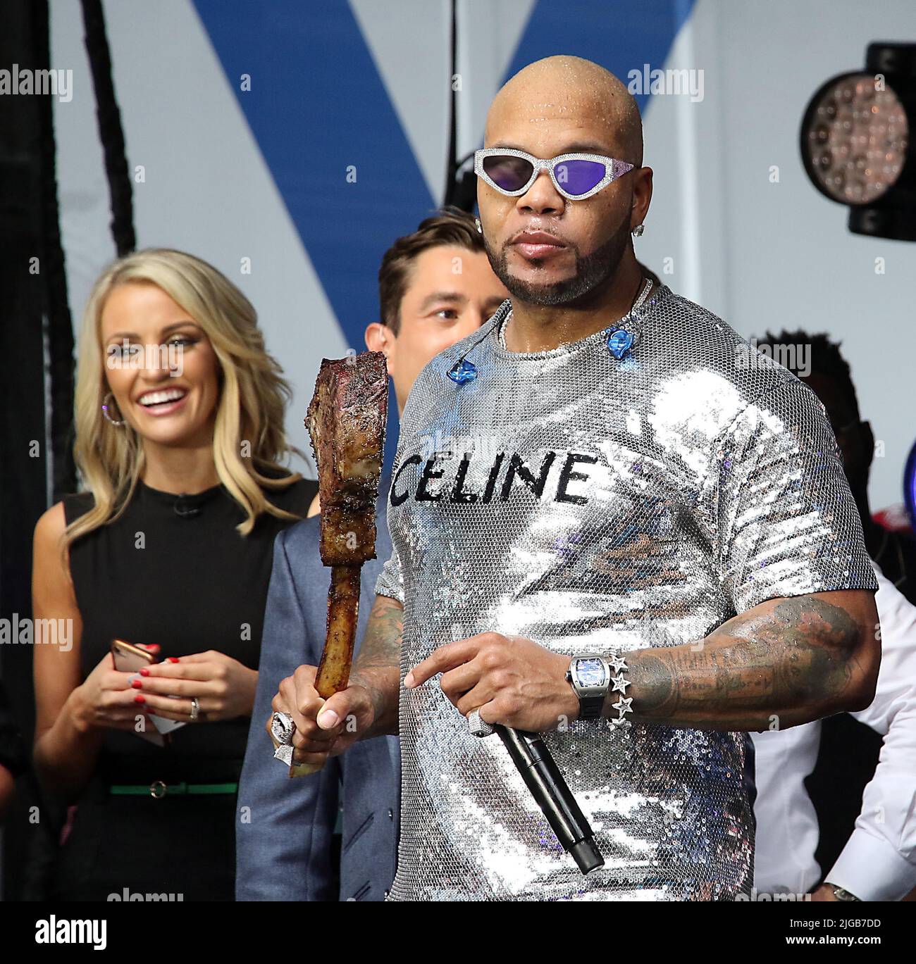 Flo Rida Performs On Fox And Friends All-American Summer Concert Series -PICTURED: Ainsley ...