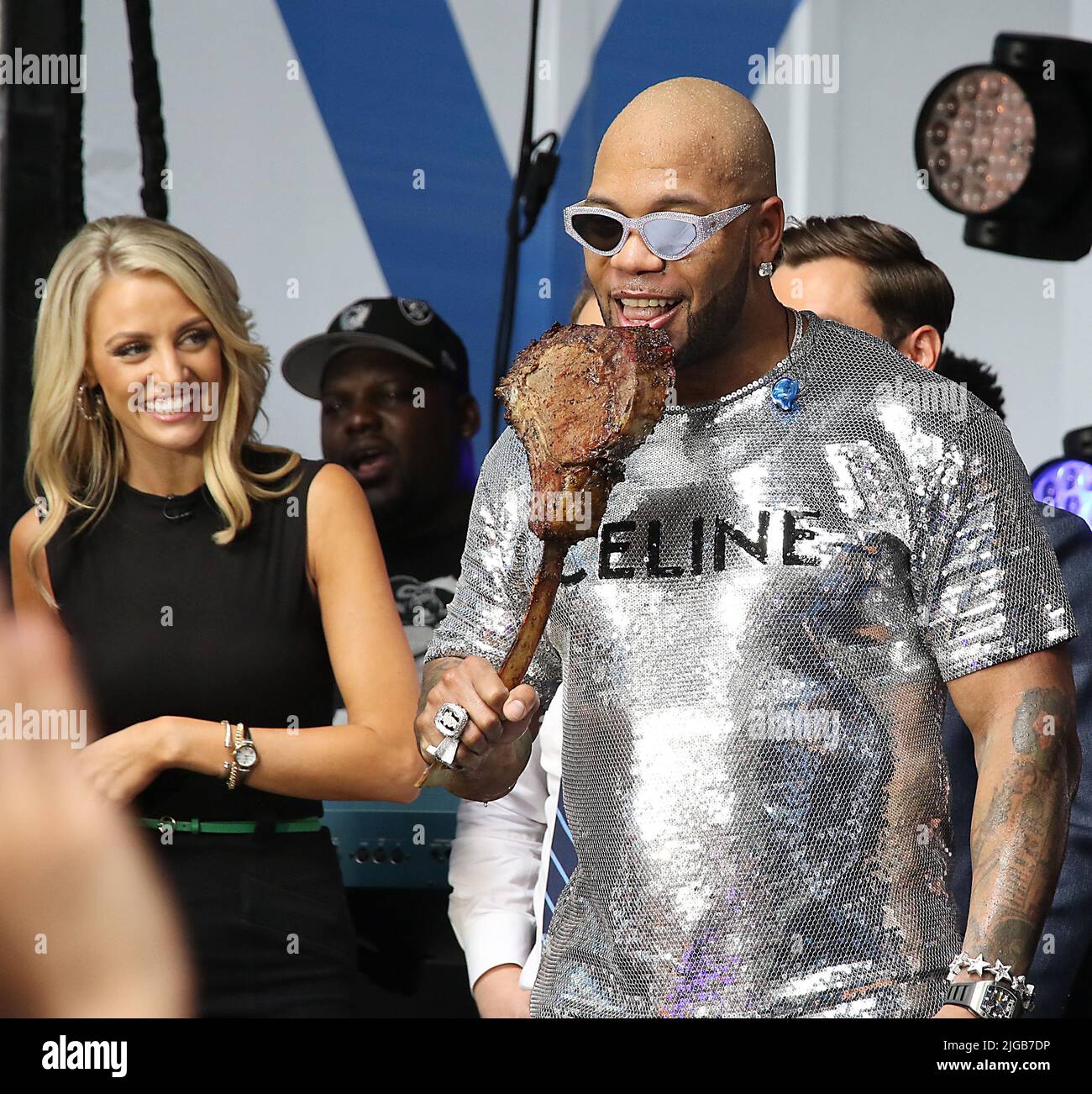 Flo Rida Performs On Fox And Friends All-American Summer Concert Series -PICTURED: Ainsley ...