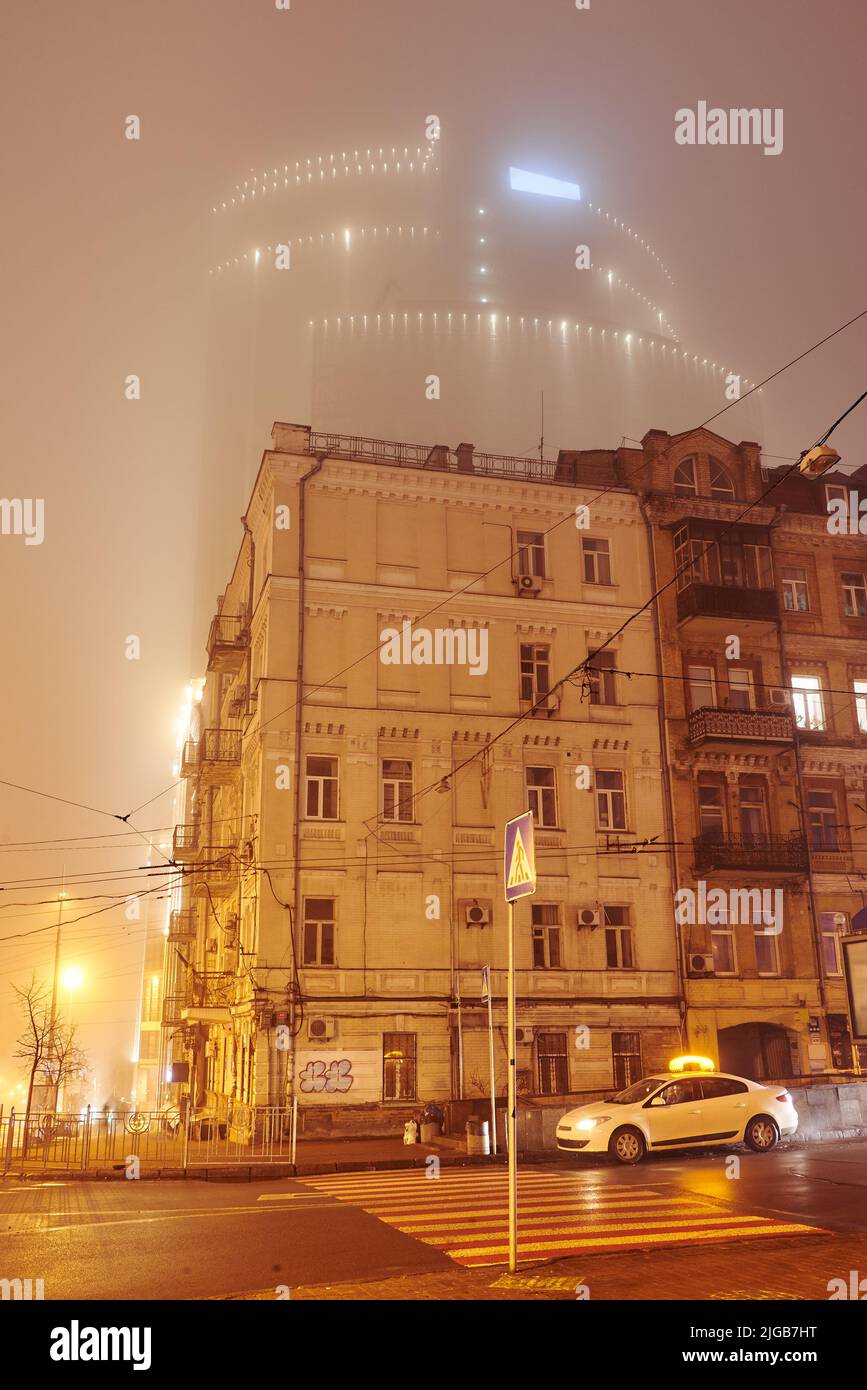 City Center at night Kiev, Ukraine Stock Photo - Alamy