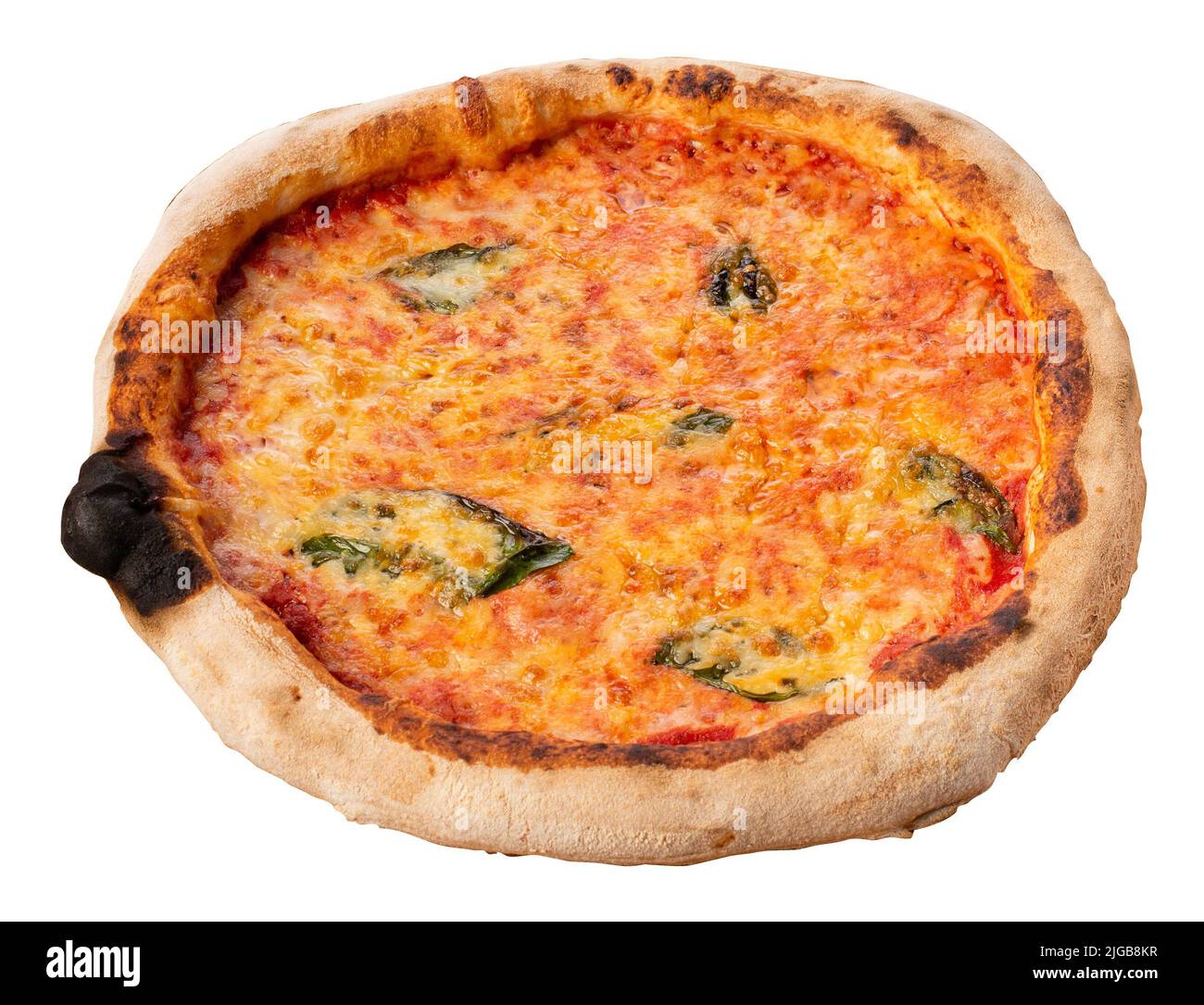 Pizza isolated on a white background Stock Photo - Alamy
