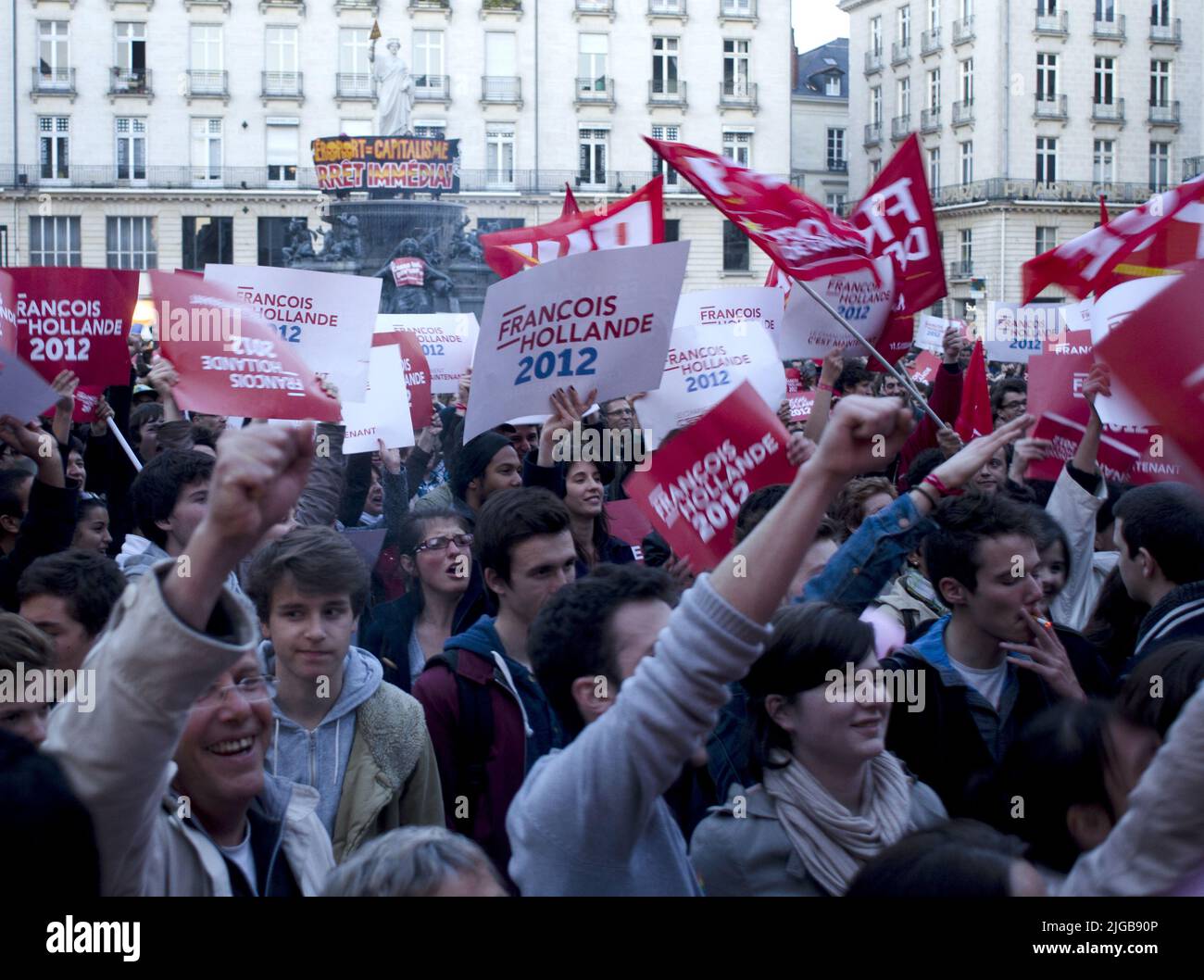 2012 presidential election poster background hi-res stock photography ...