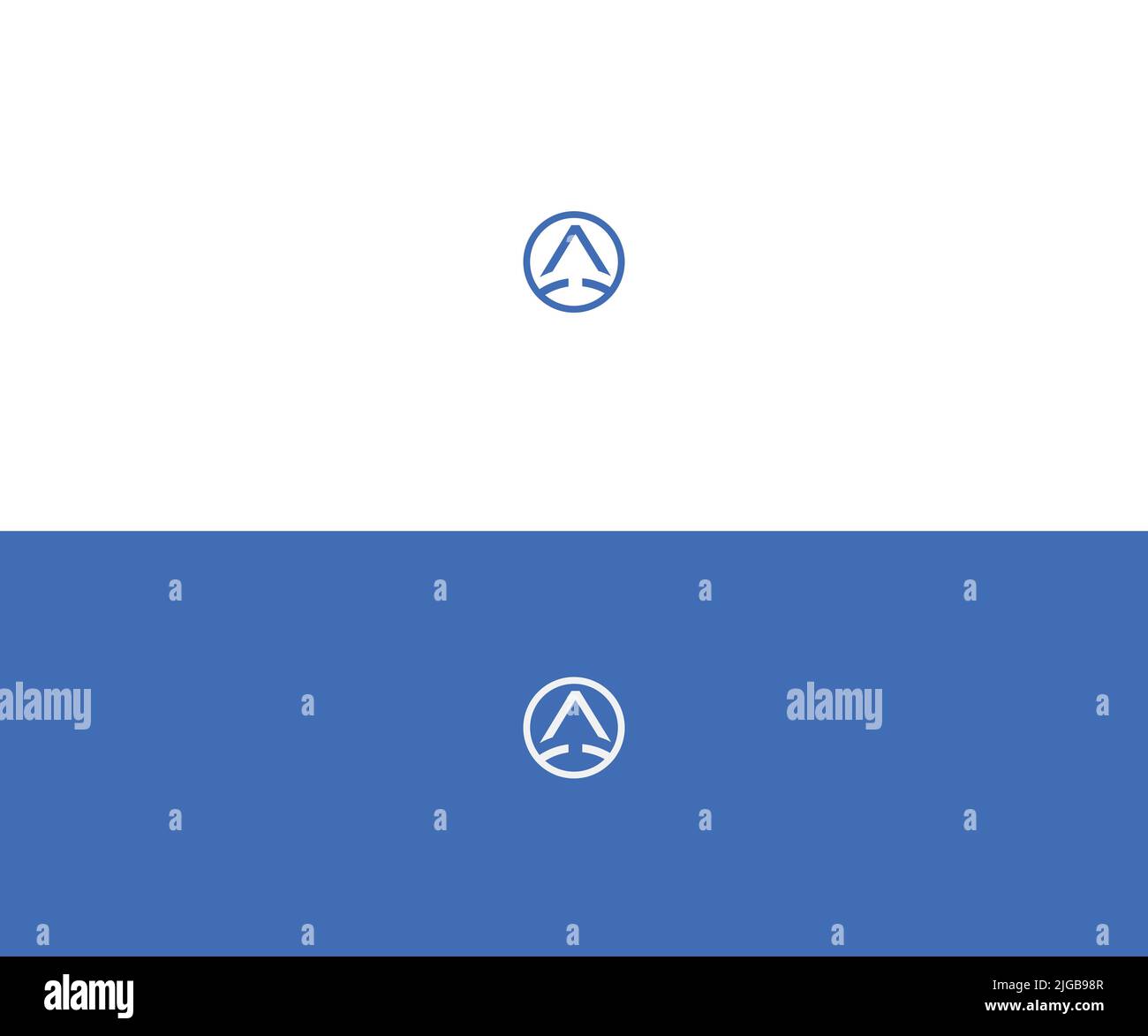 Letter A Logo Template Vector Abstract Monogram Symbol. Latter A Icon ...