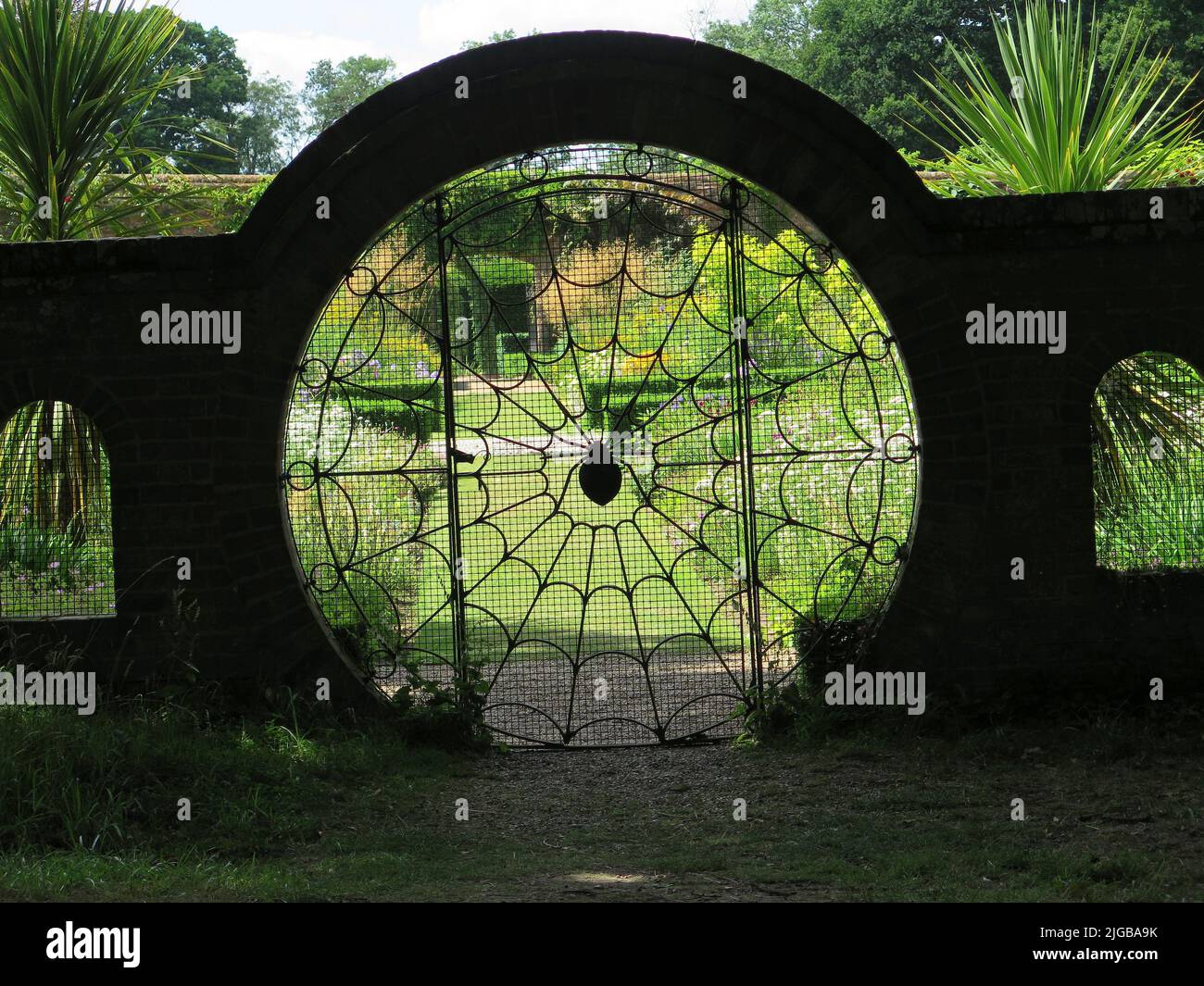 Hoveton Hall Walled Garden Stock Photo - Alamy