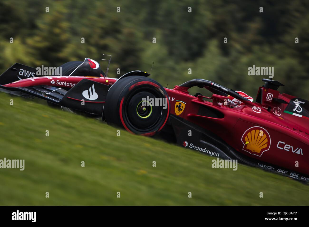 Spielberg, Austria. 09th July, 2022. Charles Leclerc (MON) Ferrari F1 ...