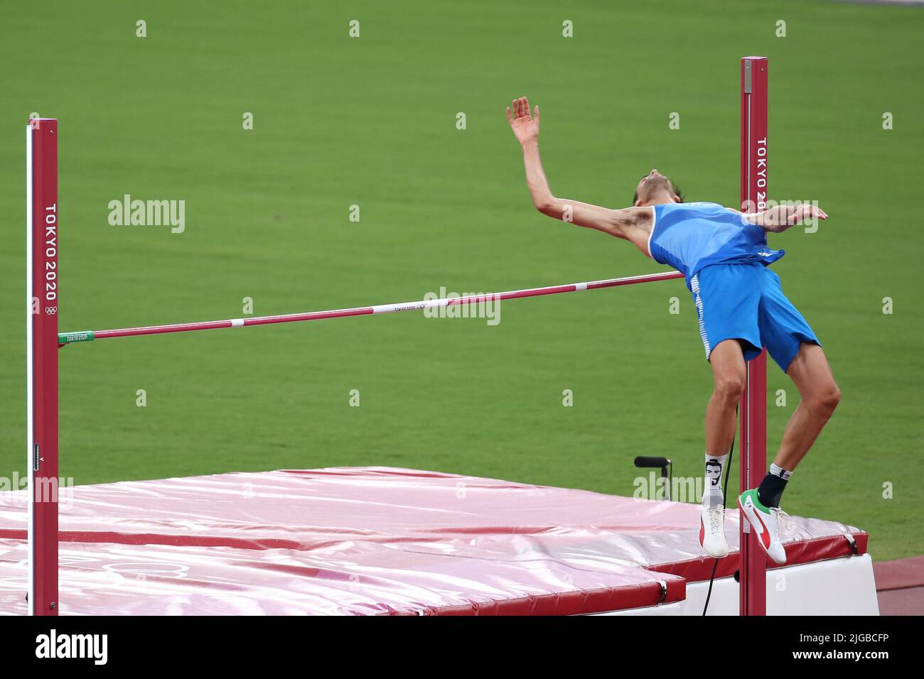 August 01st, 2021 - Tokyo, Japan: Gianmarco Tamberi of Italy in action ...