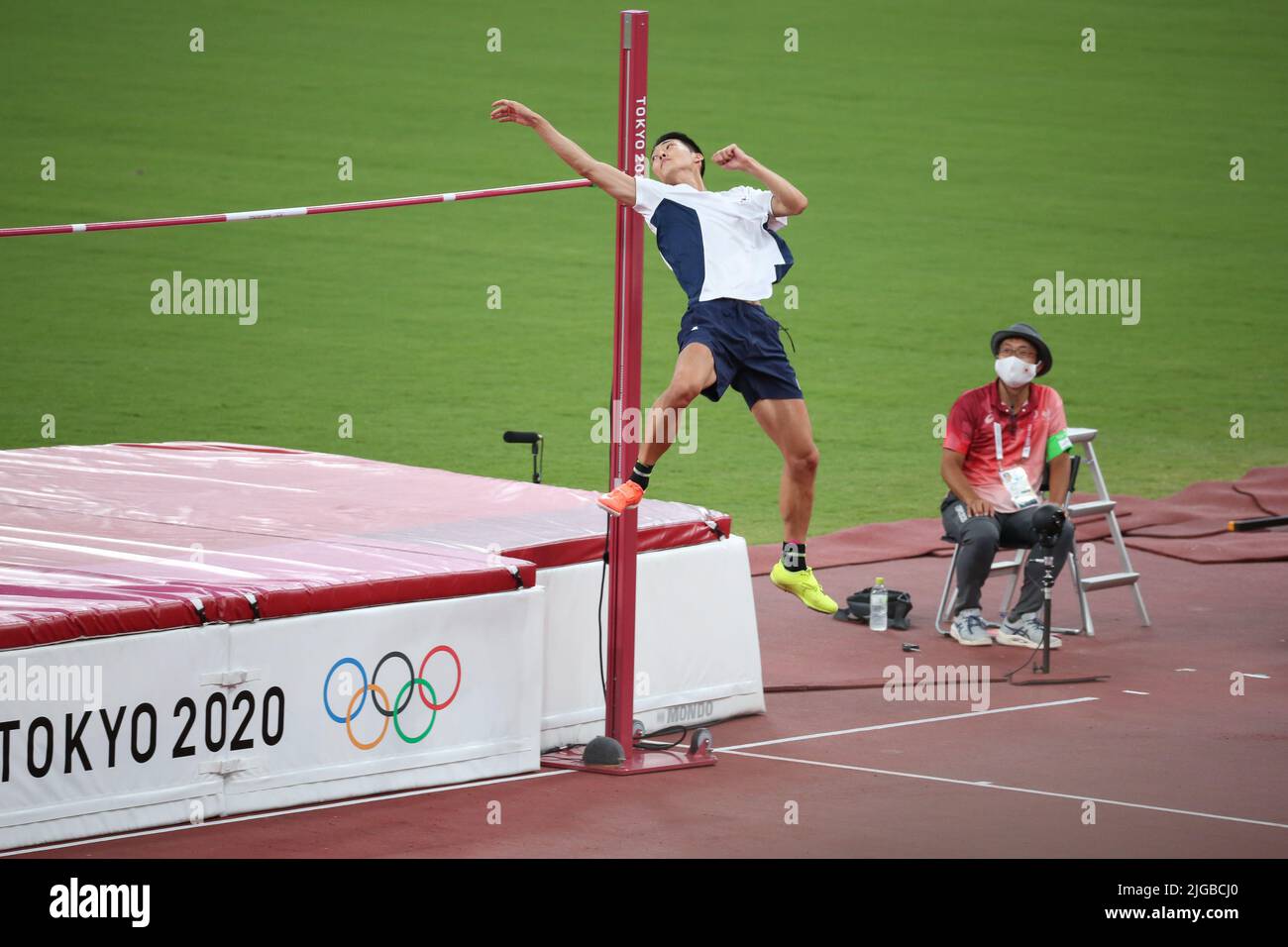 August 01st, 2021 - Tokyo, Japan: Woo Sanghyeok of Korea in action ...