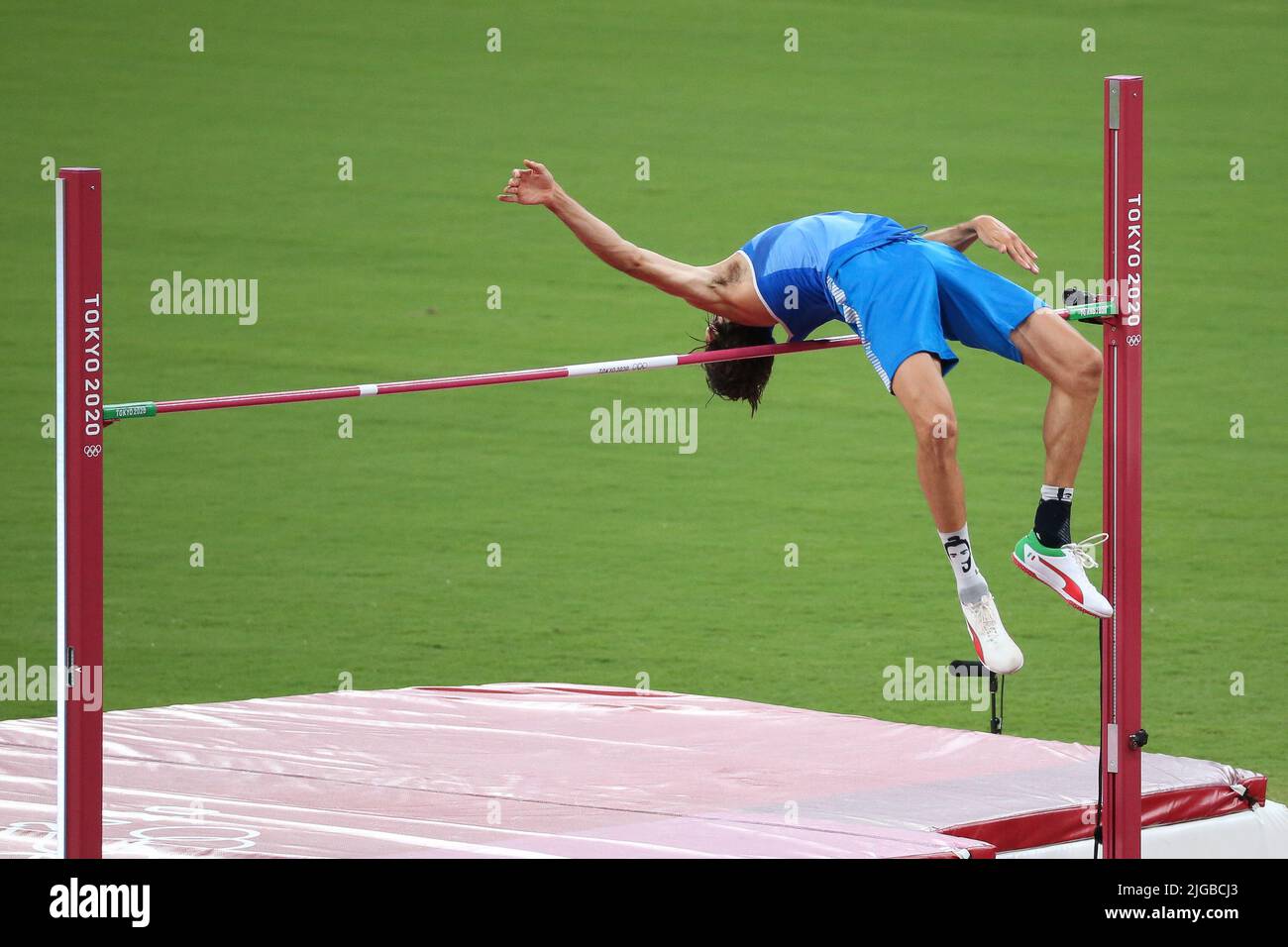 August 01st, 2021 - Tokyo, Japan: Gianmarco Tamberi of Italy in action ...