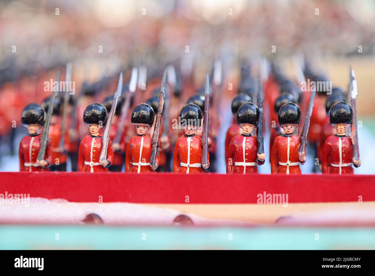 The lead soldiers of Portobello Market, London Stock Photo - Alamy