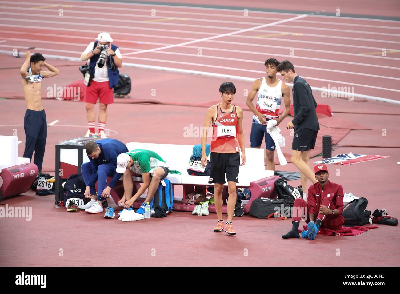 August 01st, 2021 - Tokyo, Japan: Naoto Tobe of Japan in action during ...