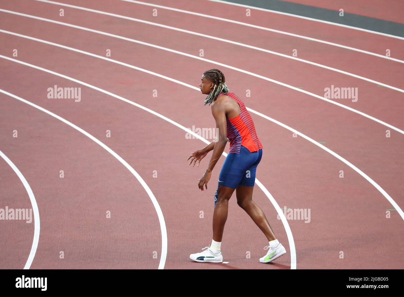 August 01st, 2021 - Tokyo, Japan: JuVaughn Harrison of United States in ...