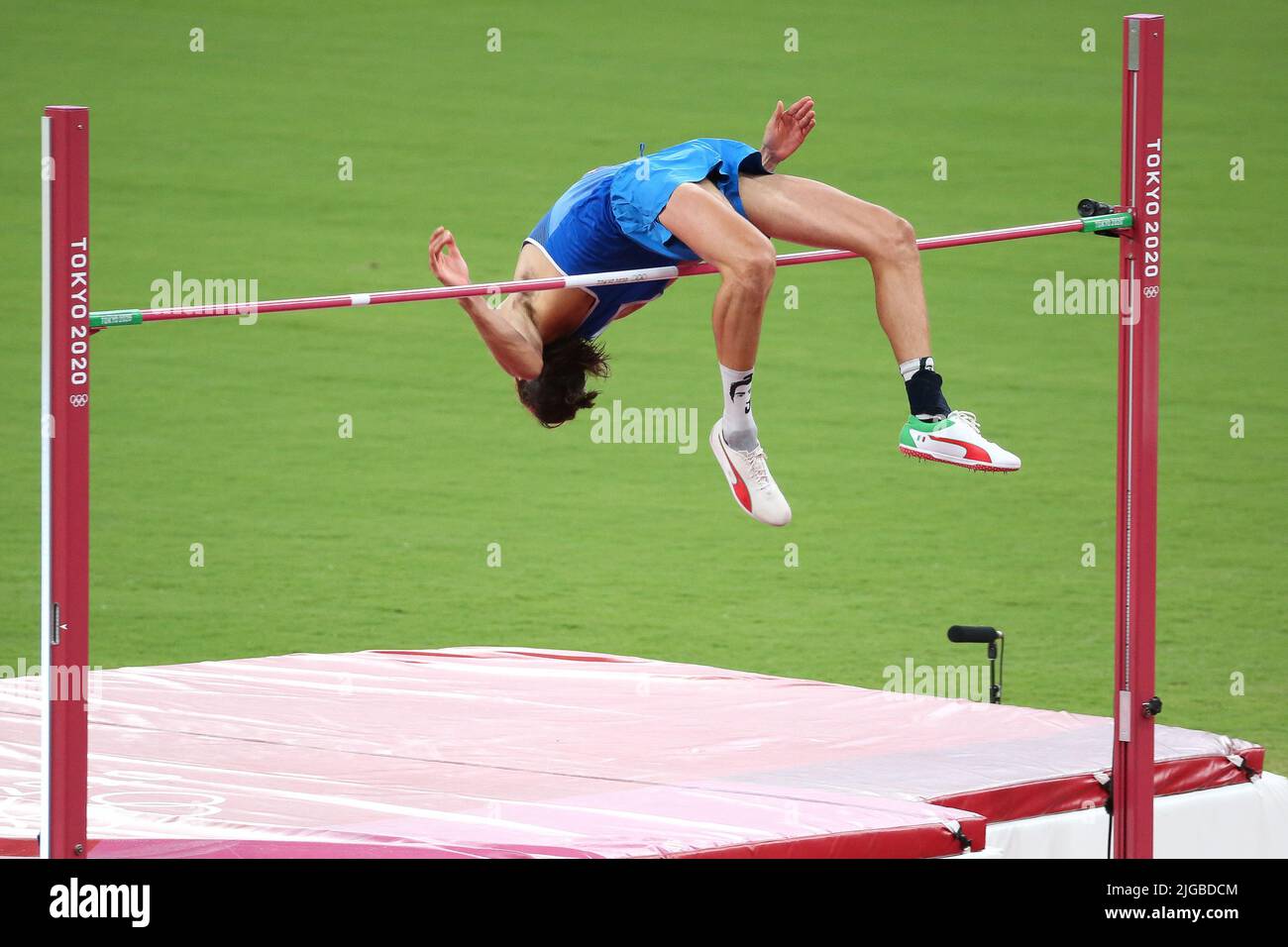 August 01st, 2021 - Tokyo, Japan: Gianmarco Tamberi of Italy in action ...