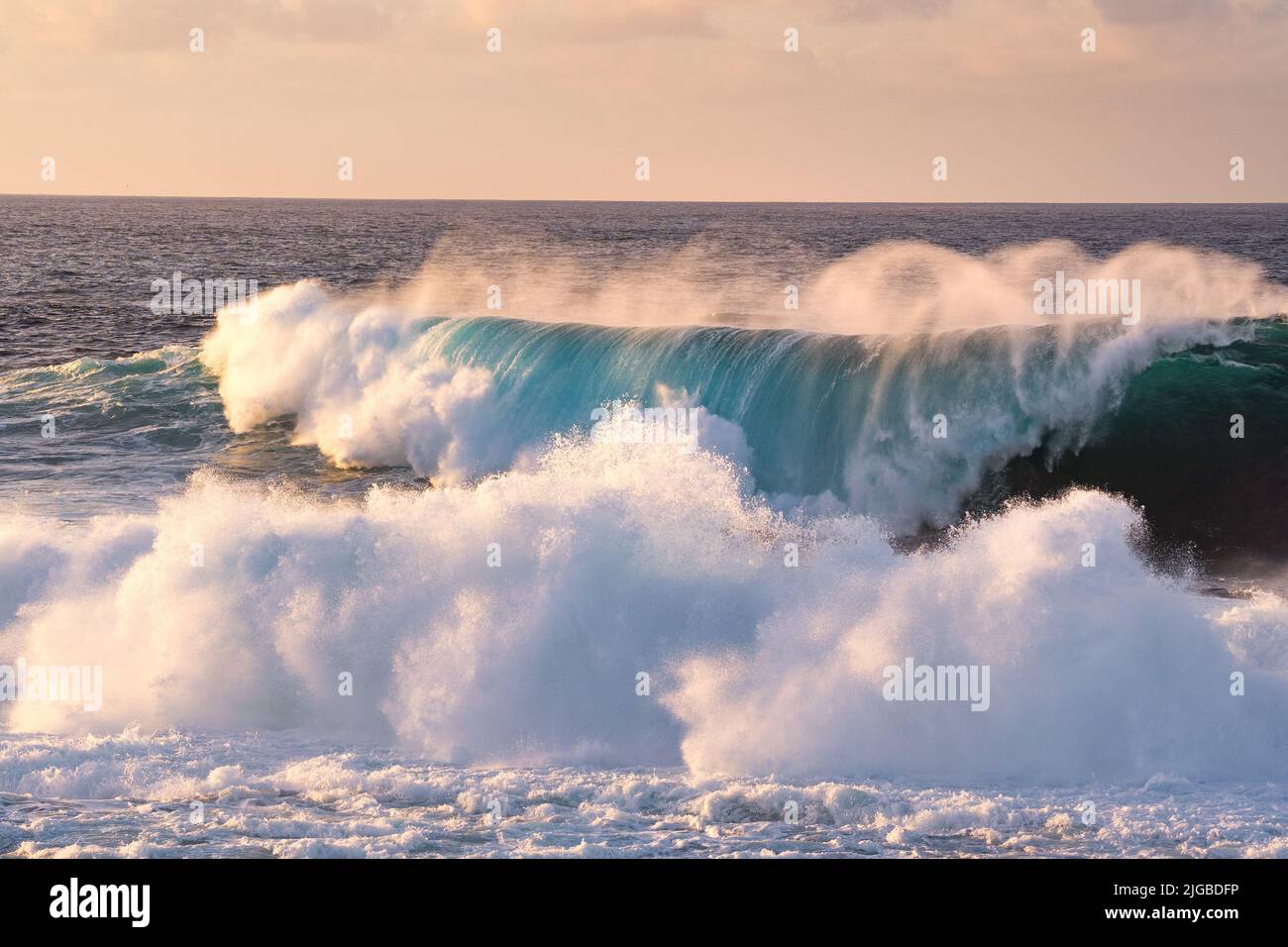 Ocean island during sunset aerial hi-res stock photography and images ...