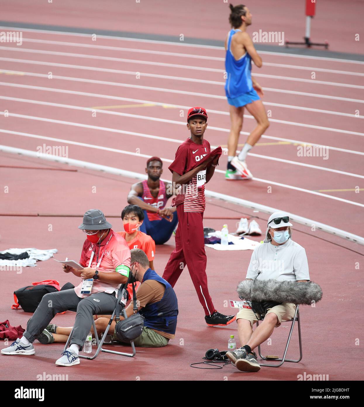 August 01st, 2021 - Tokyo, Japan: Mutaz Essa Barshim of Qatar and ...