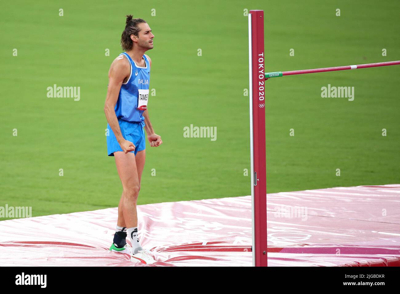 August 01st, 2021 - Tokyo, Japan: Gianmarco Tamberi of Italy in action ...