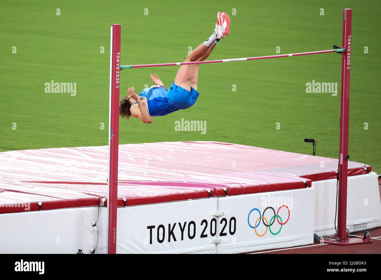 August 01st, 2021 - Tokyo, Japan: Gianmarco Tamberi of Italy in action ...