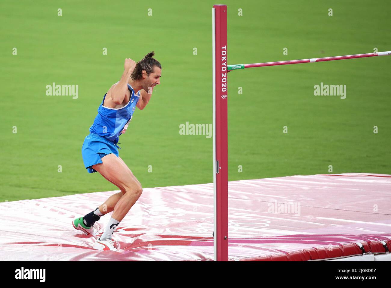 August 01st, 2021 - Tokyo, Japan: Gianmarco Tamberi of Italy in action ...
