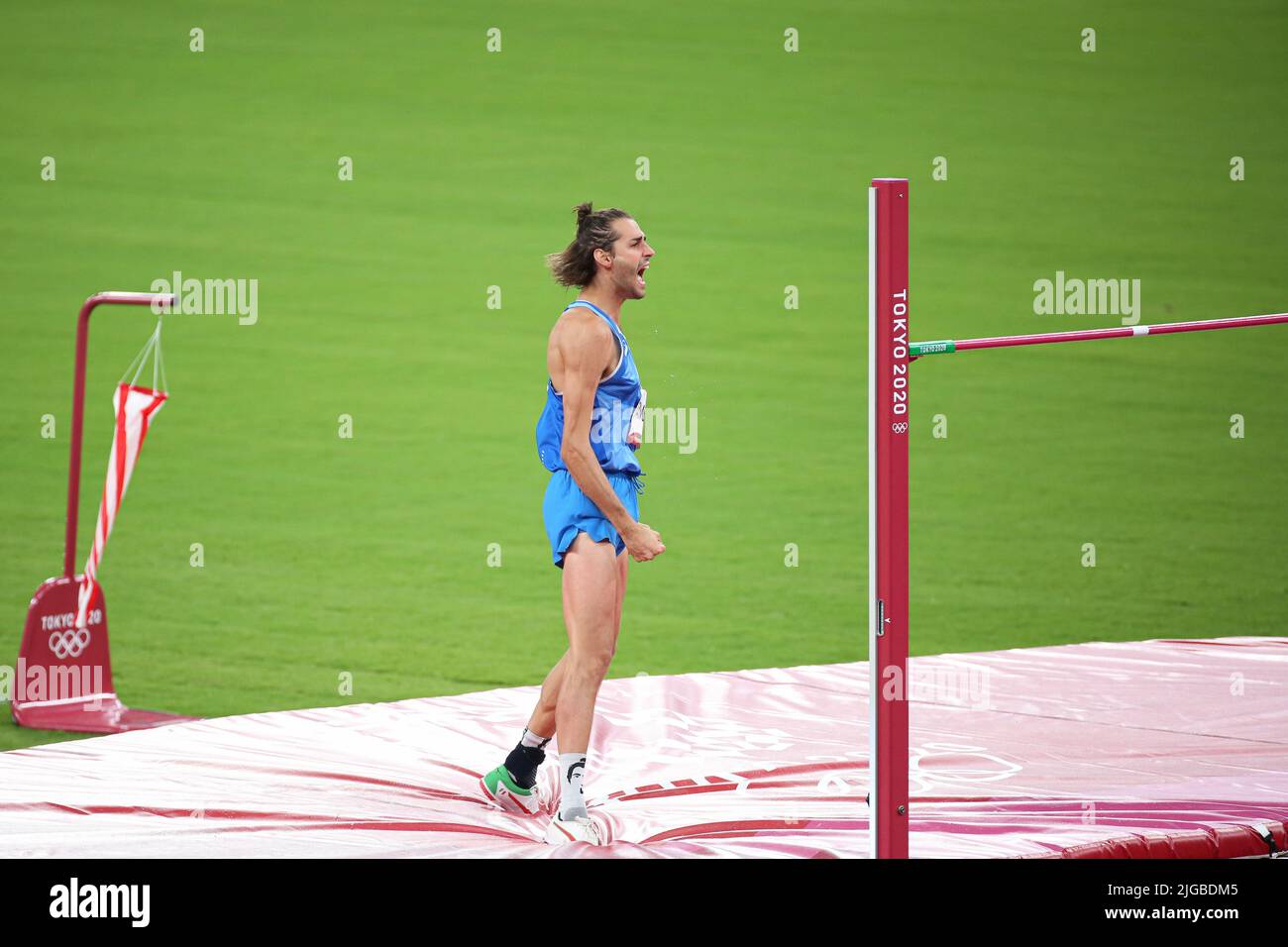 August 01st 2021 Tokyo Japan Gianmarco Tamberi Of Italy In Action