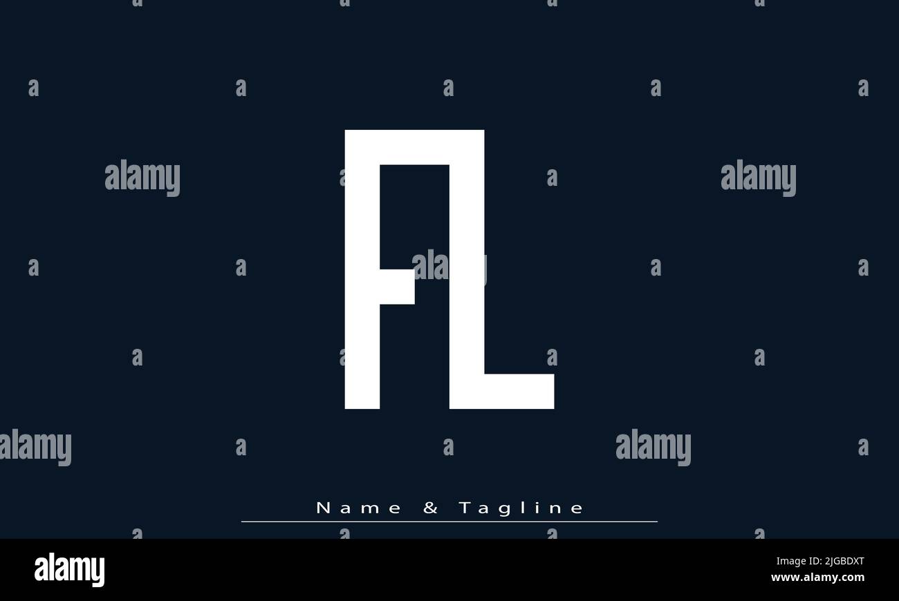 Alphabet letters Initials Monogram logo FL , LF Stock Vector Image & Art - Alamy