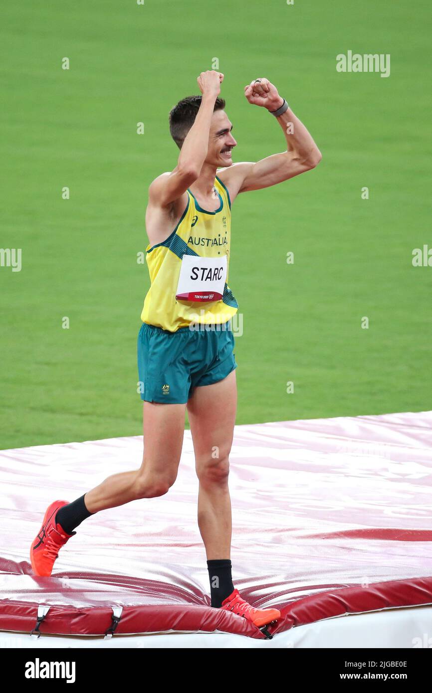 August 01st, 2021 - Tokyo, Japan: Brandon Starc of Australia in action ...