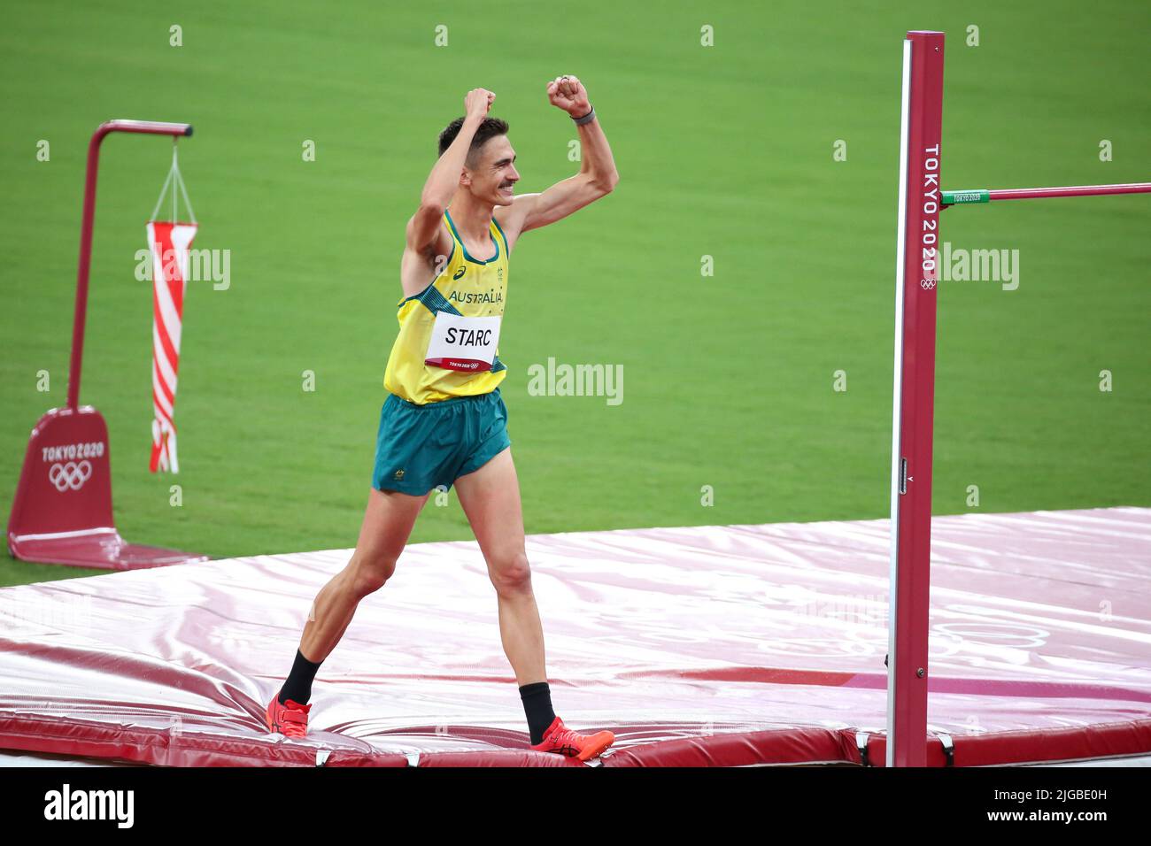 August 01st, 2021 - Tokyo, Japan: Brandon Starc of Australia in action ...