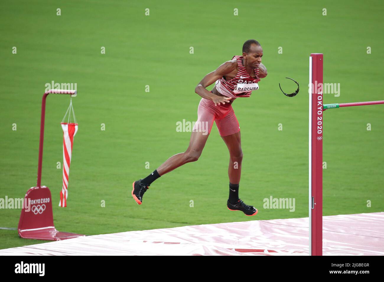 August 01st, 2021 - Tokyo, Japan: Mutaz Essa Barshim of Qatar in action ...