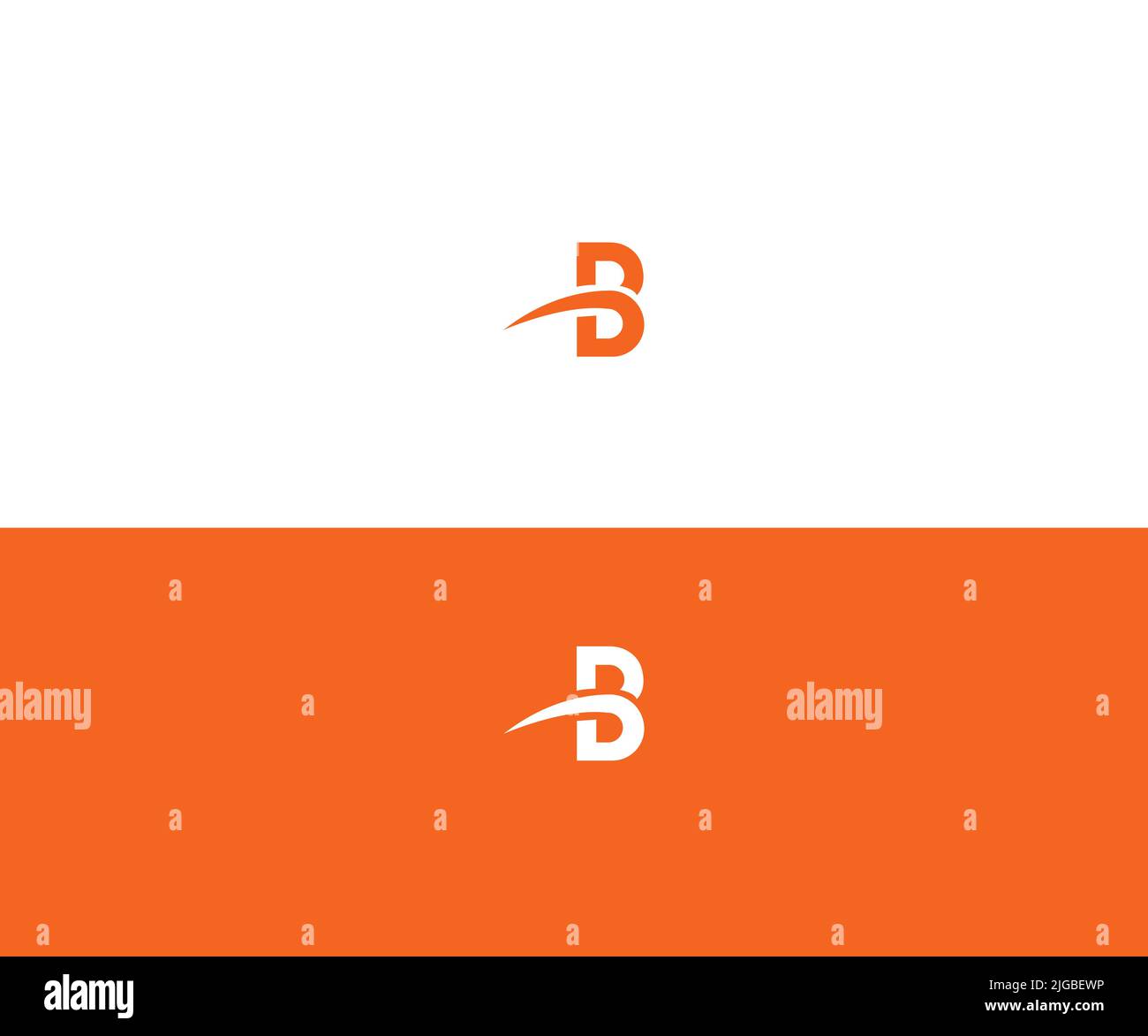 Letter B Logo Template vector Abstract Monogram Symbol Stock Vector ...