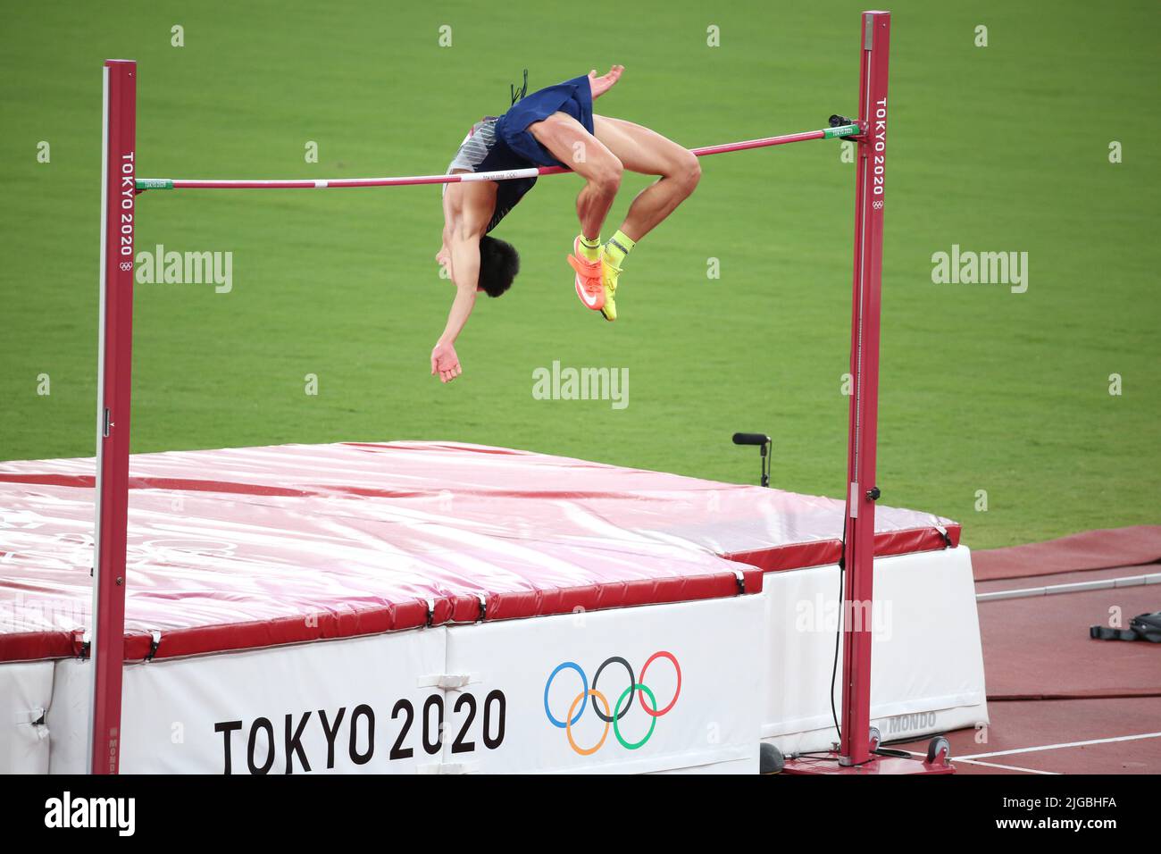 August 01st, 2021 - Tokyo, Japan: Woo Sanghyeok of Korea attempts 2.39m ...