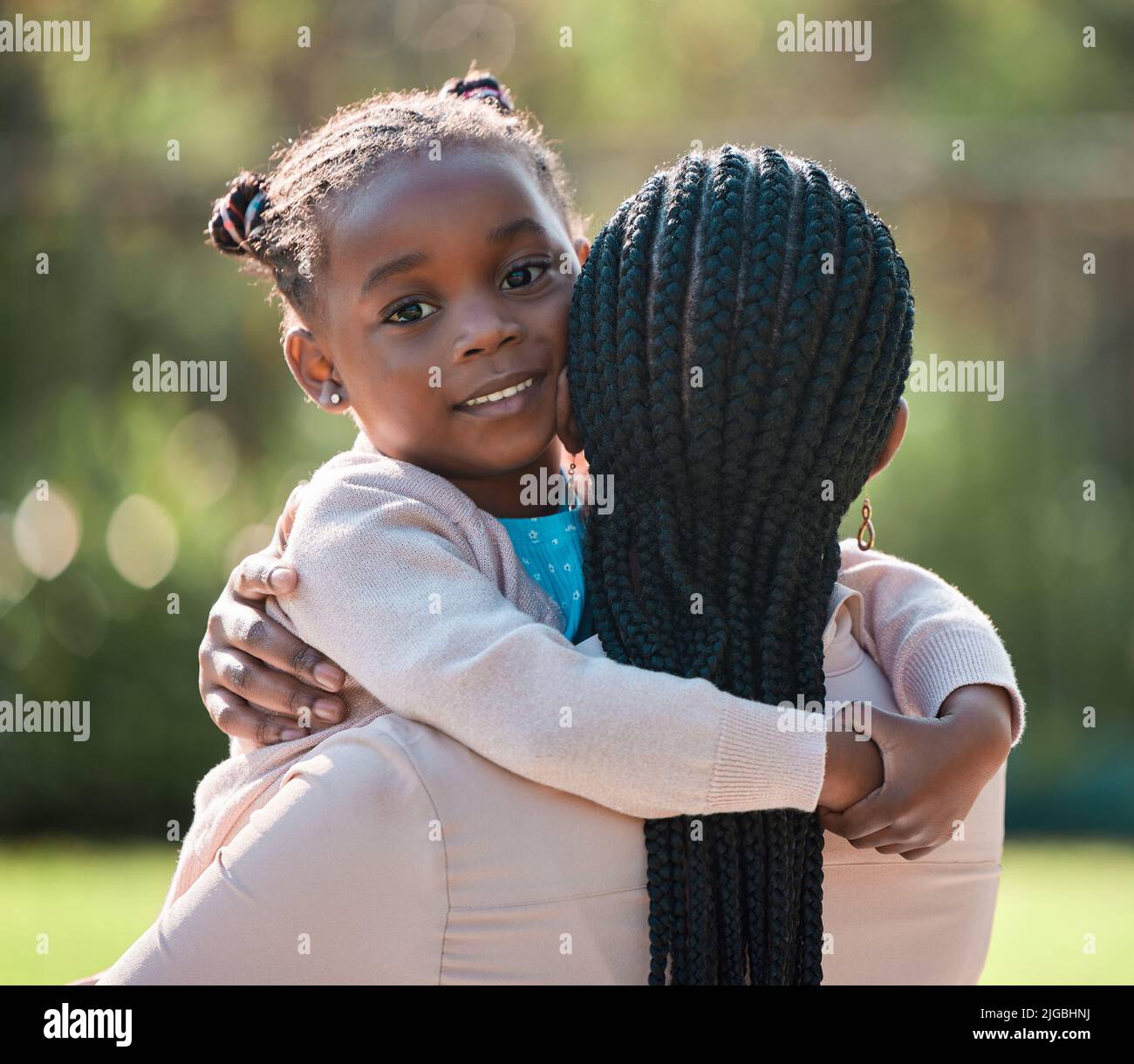 I just needed my mom. an adorable little girl spending the day outdoors ...
