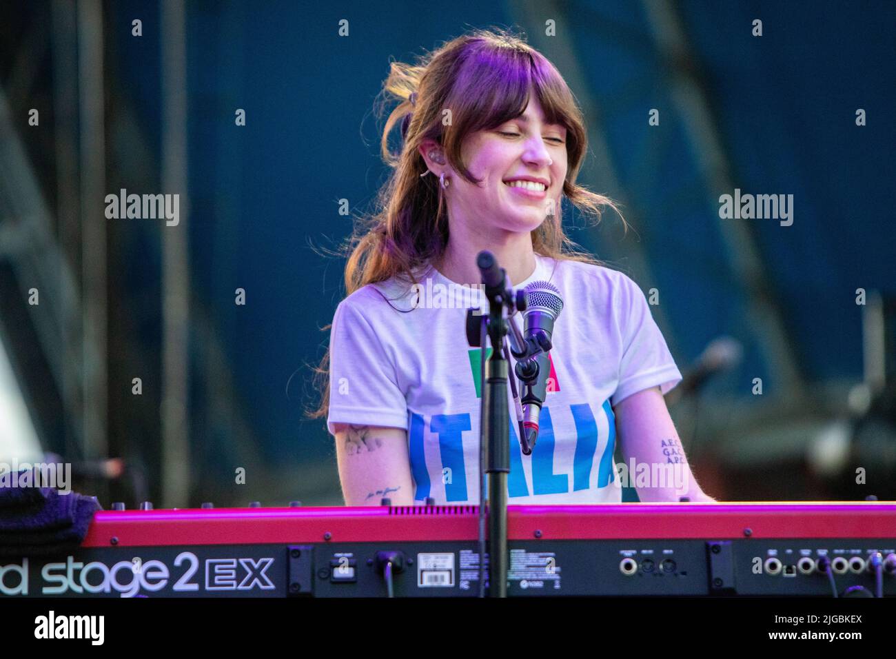 Milan Italy. 05 July 2022. The American singer songwriter Claire ...