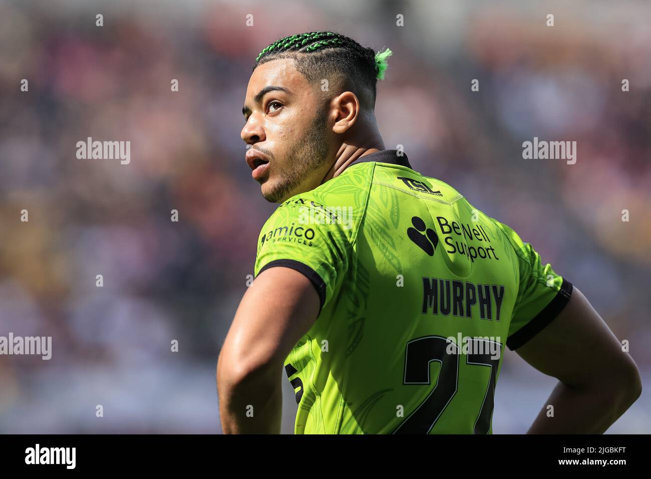 Lewis Murphy #27 of Wakefield Trinity during the game Stock Photo - Alamy