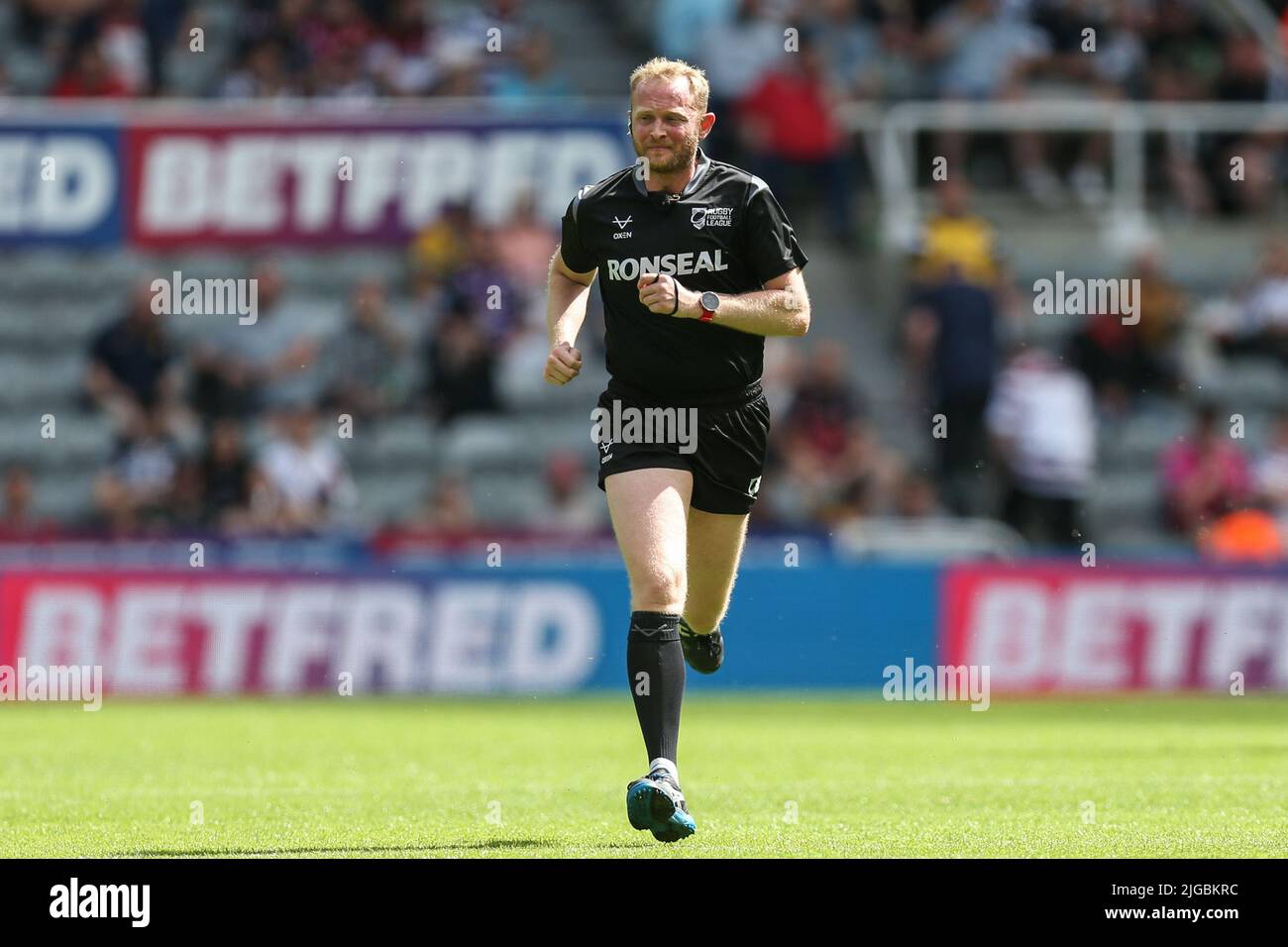 Referee Robert Hicks during the game in , on 7/9/2022. (Photo by David ...