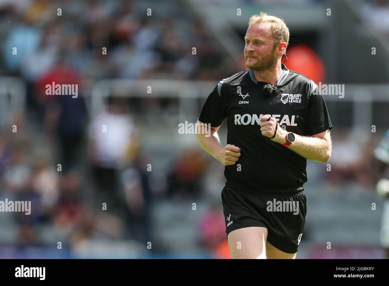 Referee Robert Hicks during the game in , on 7/9/2022. (Photo by David ...